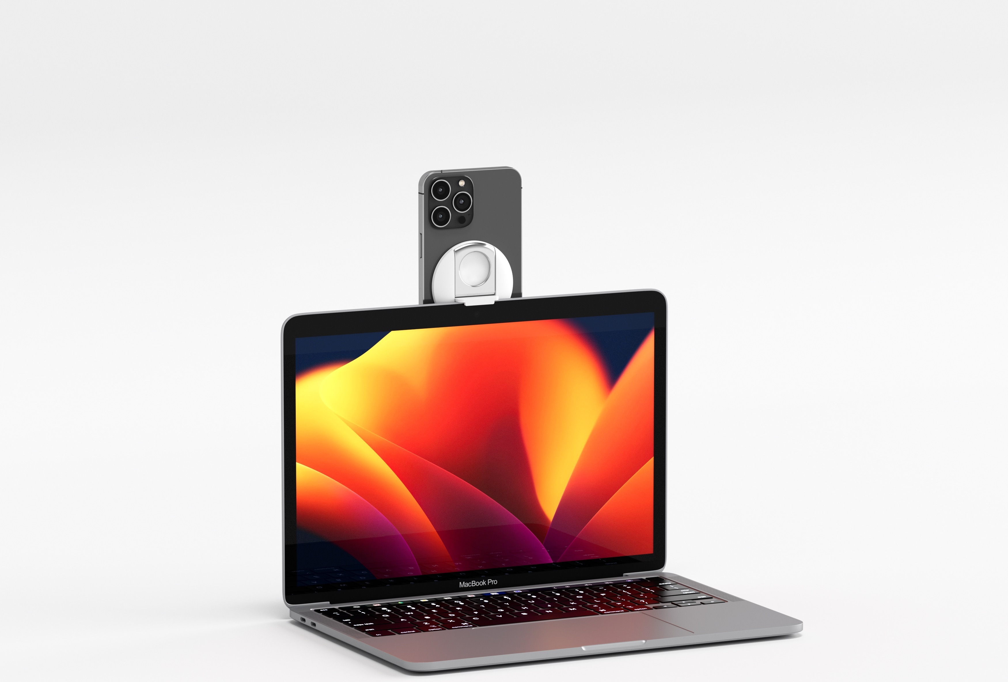Belkin MagSafe iPhone-teline MacBook-kannettaville, valkoinen ...