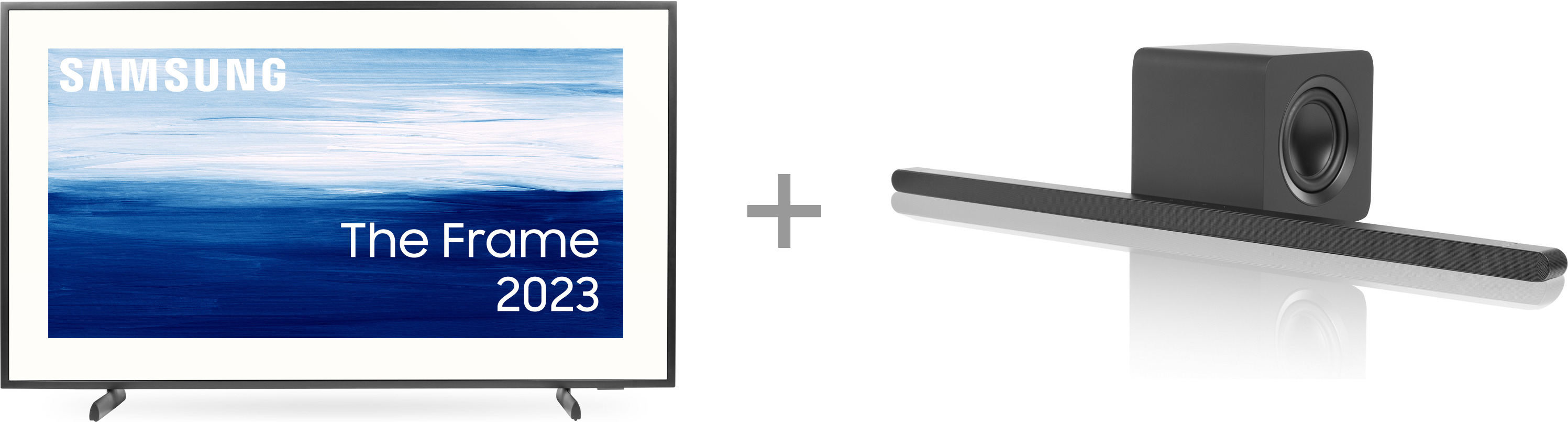 Samsung LS03BG 50" The Frame 4K QLED TV + HW-S800D 3.1.2 Dolby Atmos ...