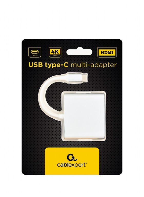 Cablexpert USB-C HDMI Hub -adapteri, harmaa – Verkkokauppa.com