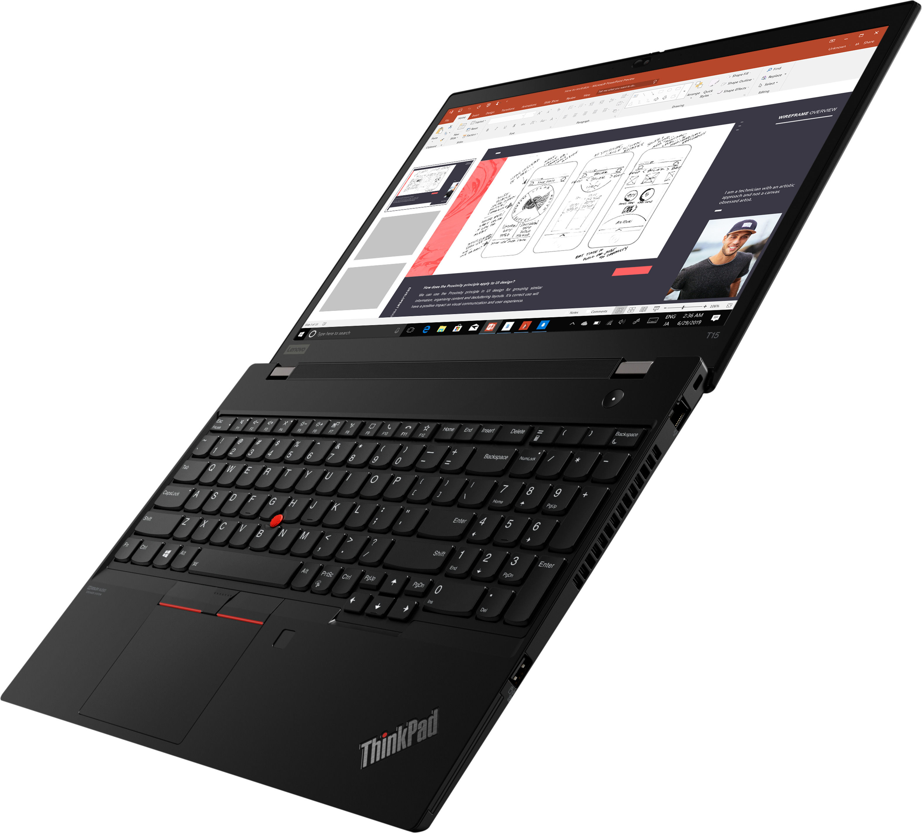 Tuotteen Lenovo ThinkPad T15 Gen 1 -kannettava, Windows 10 Pro ...