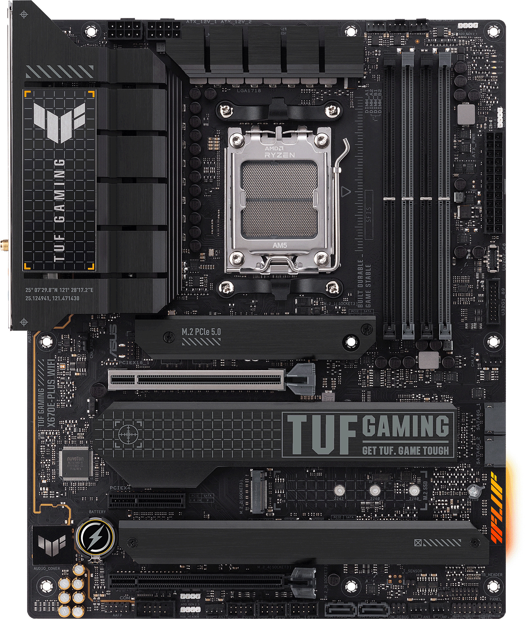 ASUS TUF GAMING X670E-PLUS WIFI ATX -emolevy – Verkkokauppa.com