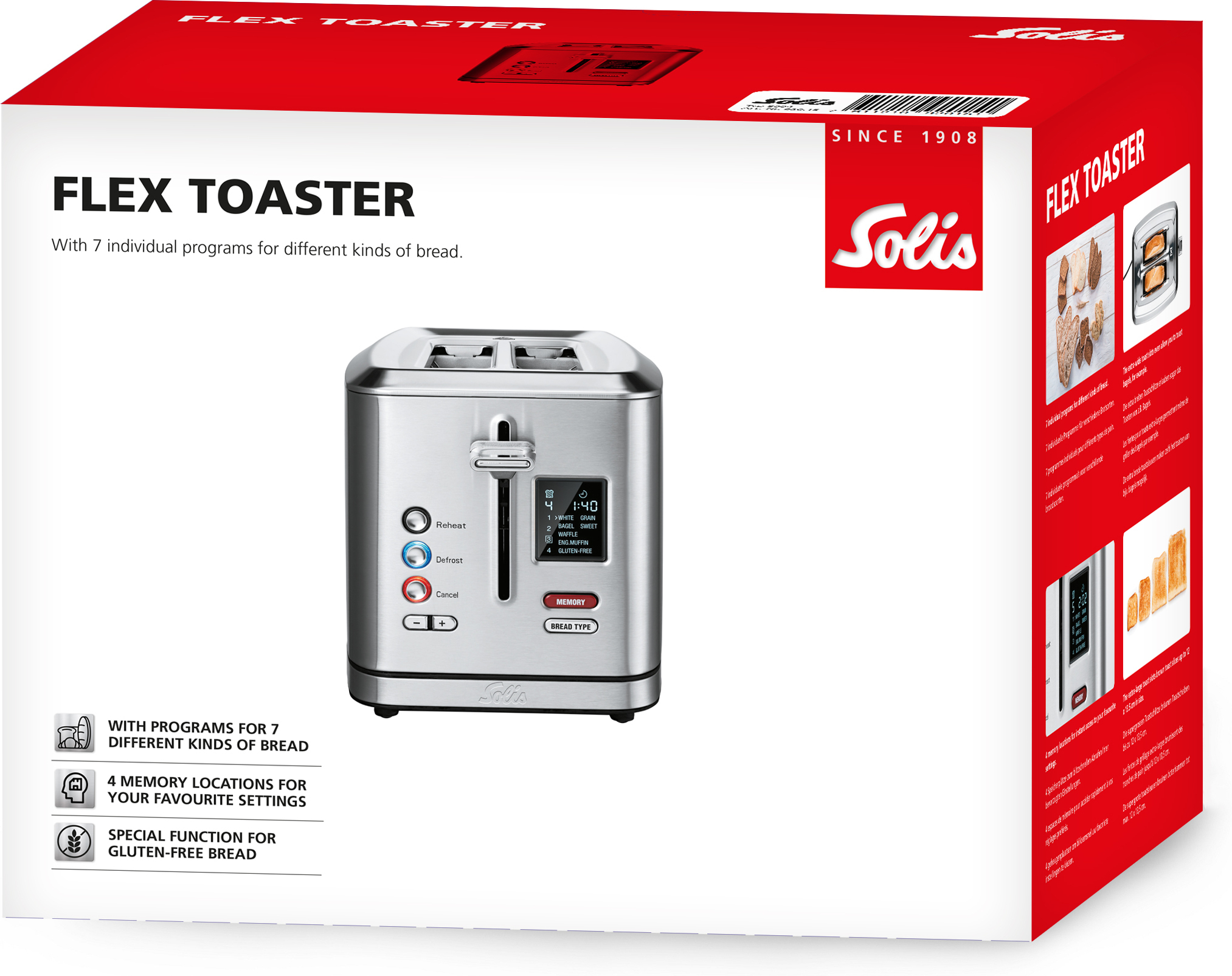 Solis 8004 Flex leivänpaahdin – Verkkokauppa.com