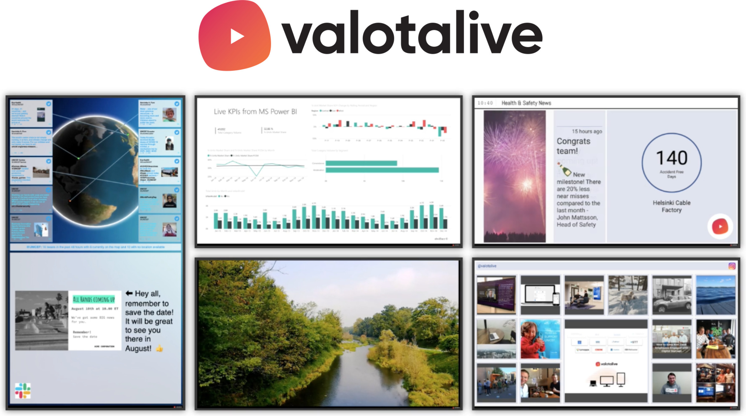 Valotalive käyttöönotto ja loppukäyttäjäkoulutus – Digital Signage Infonäyttöohjelmisto ...