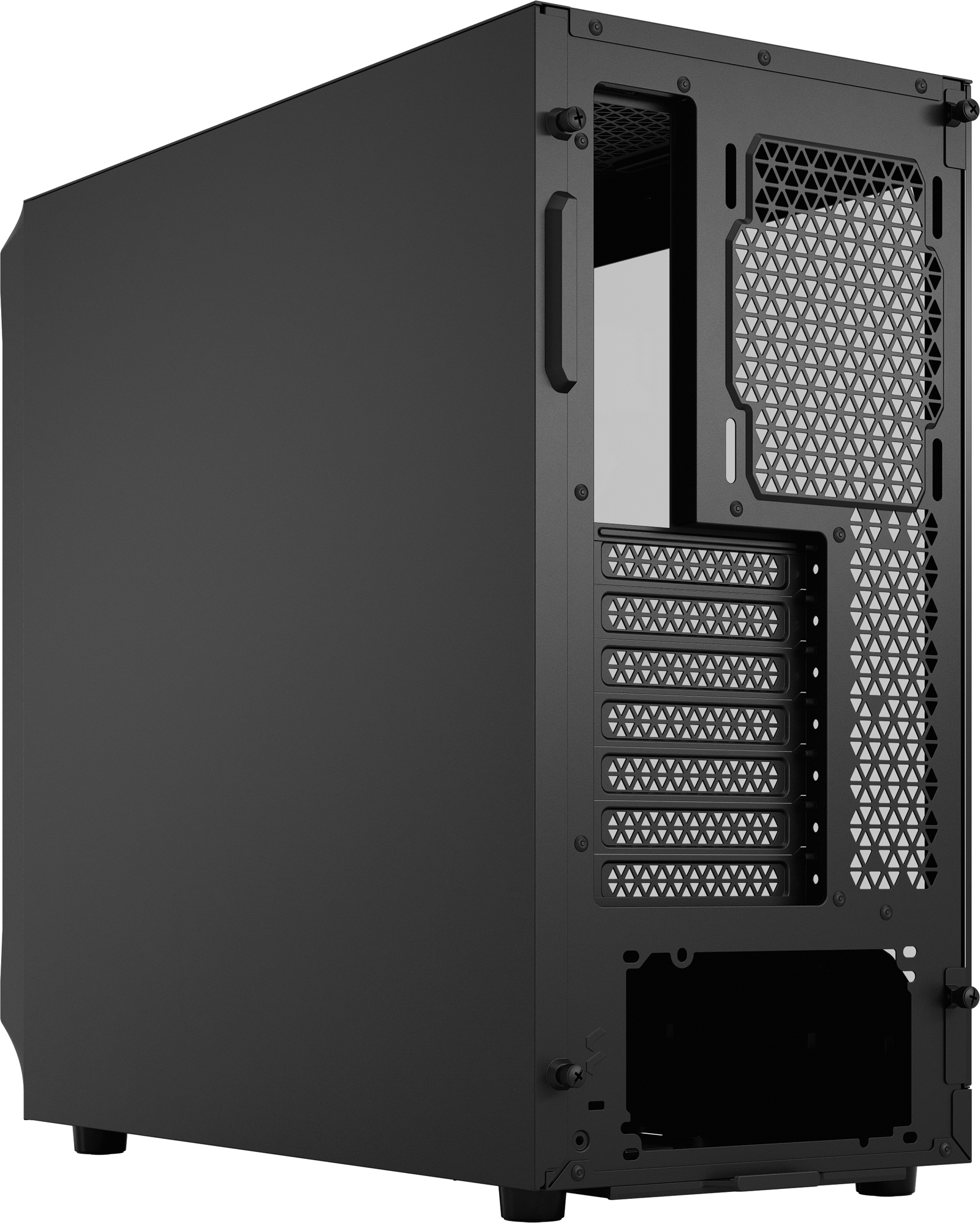 Fractal Design Focus 2 Black TG Clear Tint ATX-kotelo ikkunalla, musta ...