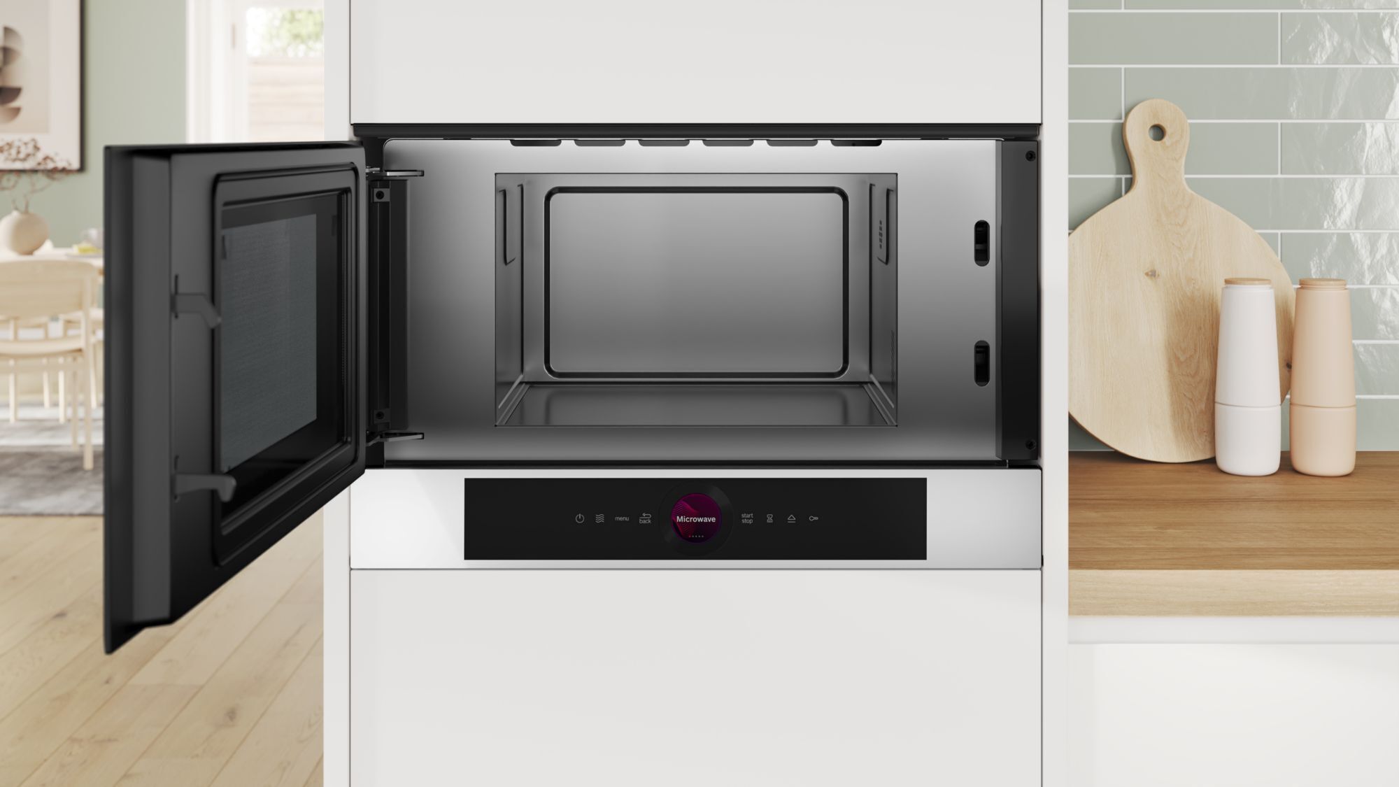 Bosch BFL7221W1 Serie 8 mikroaaltouuni, valkoinen – Verkkokauppa.com