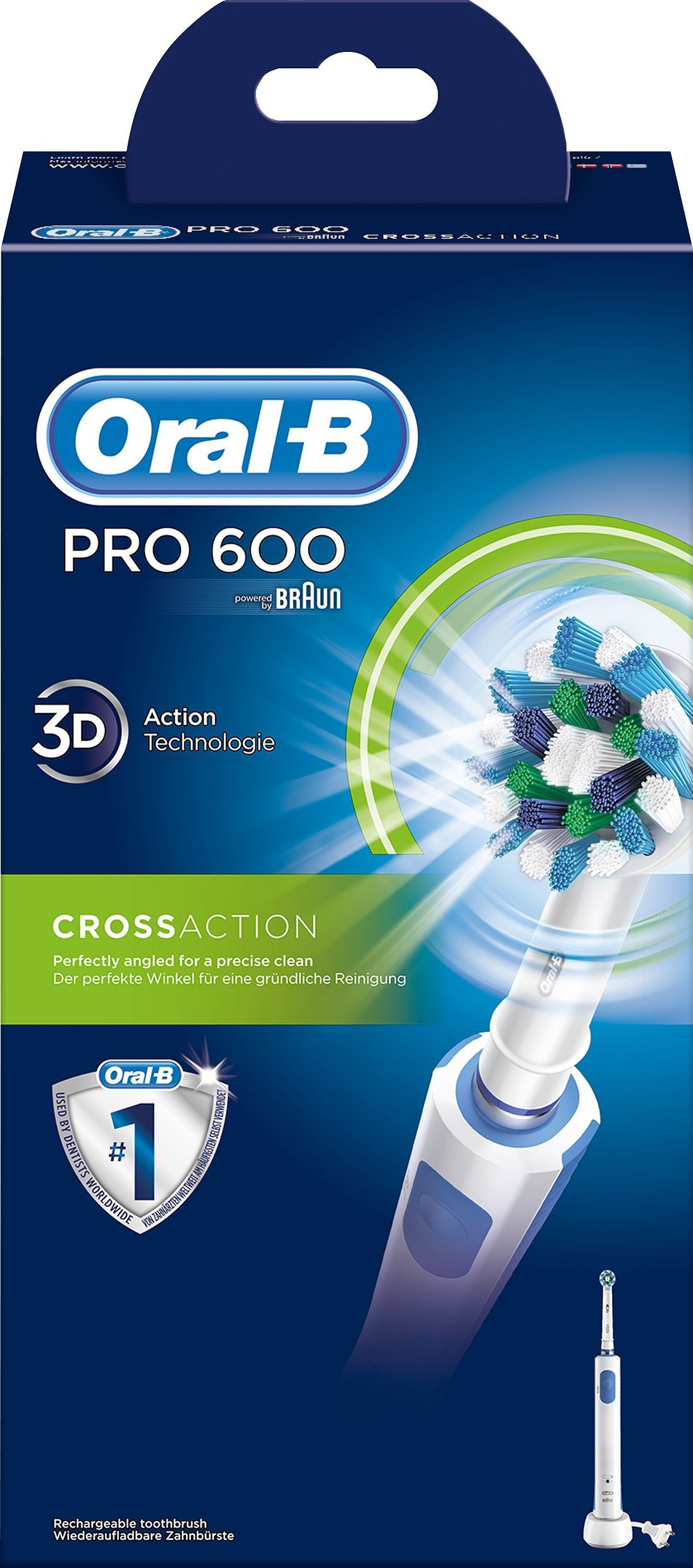 Oral-B PRO 600 Cross Action -sähköhammasharja – Verkkokauppa.com