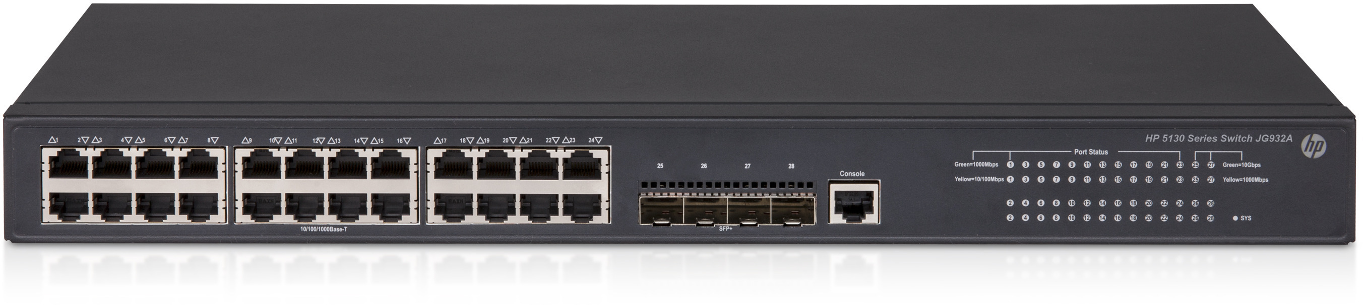 HPE FlexNetwork 5130 24G-4SFP+ EI Switch - 24-porttinen kytkin ...