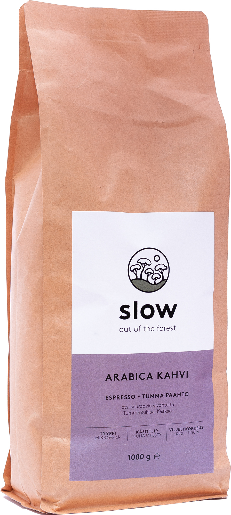 Slow Forest Coffee Tumma Espresso -kahvipapu, 1,0 kg – Verkkokauppa.com