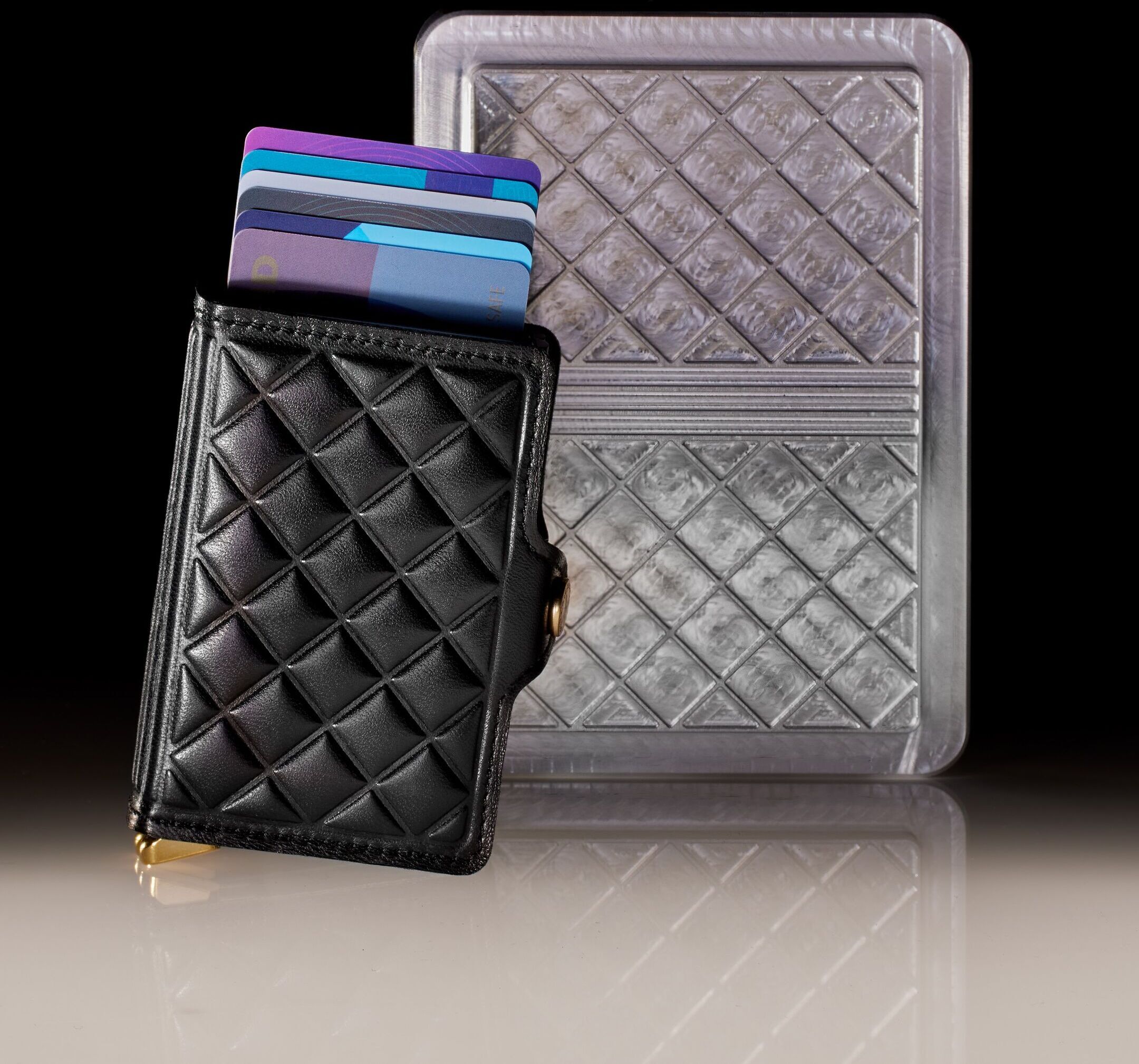 Secrid Emboss Lines Diamond Black Twinwallet -lompakko ...