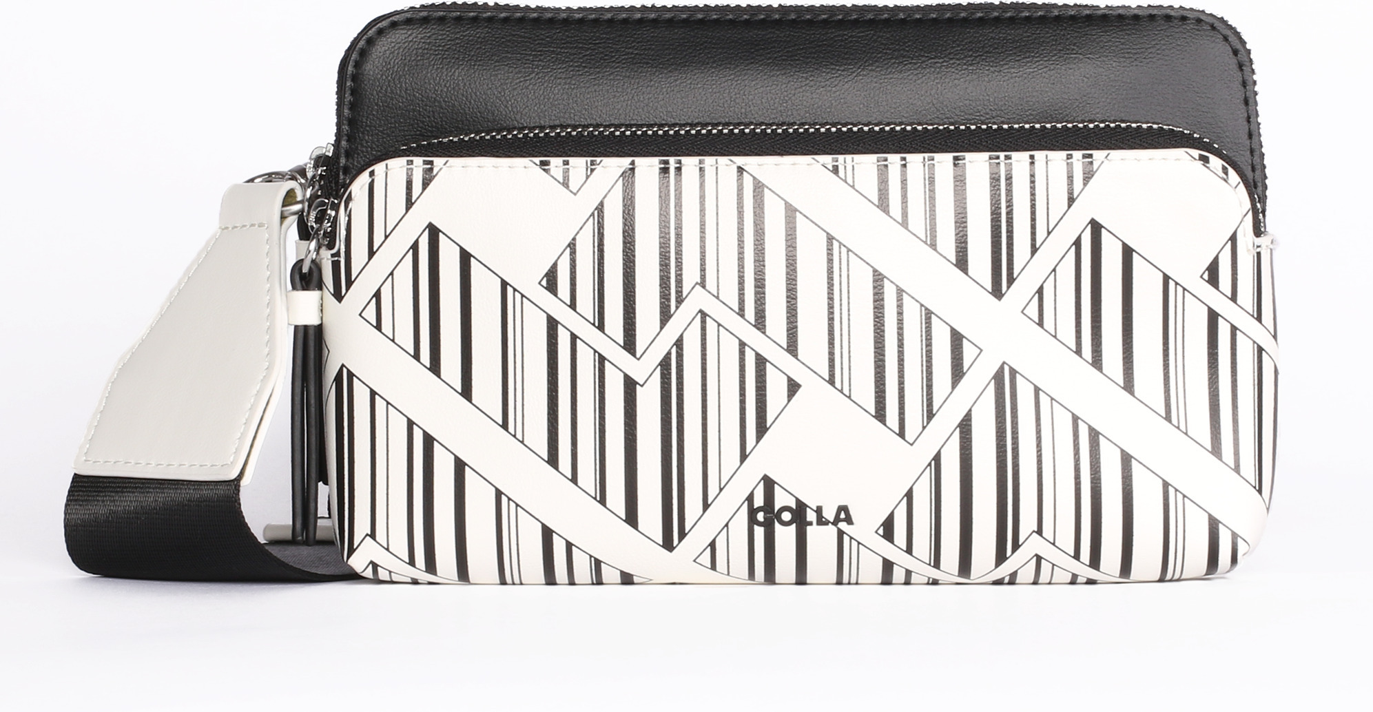 Golla Semi -olkalaukku, musta / valkoinen – Verkkokauppa.com