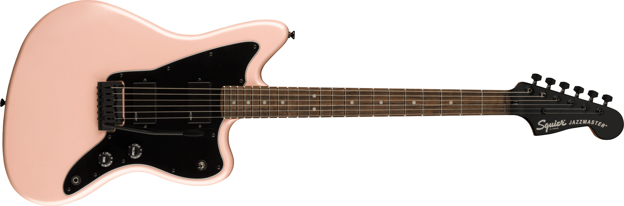 Squier Contemporary Active Jazzmaster HH -sähkökitara, Shell Pink Pearl ...