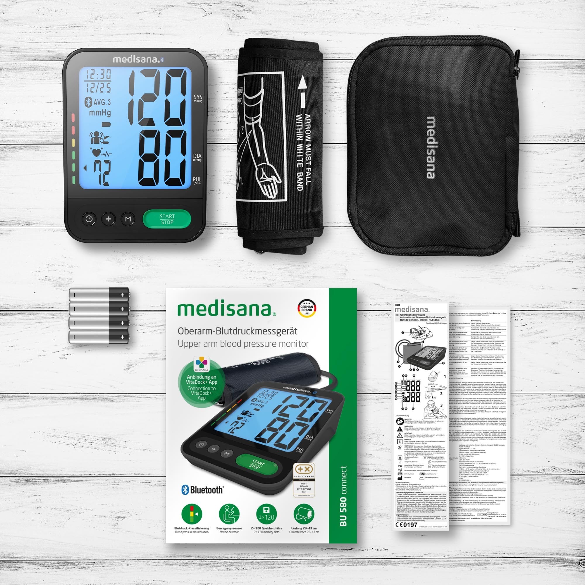 Medisana BU580 Connect -verenpainemittari, musta – Verkkokauppa.com