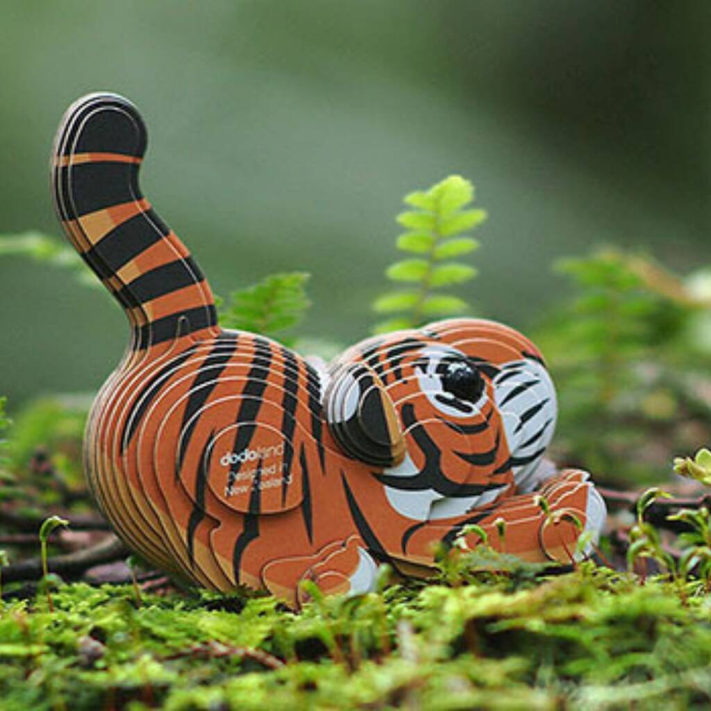 Eugy Tiger 3D Cardboard -askartelusetti – Verkkokauppa.com