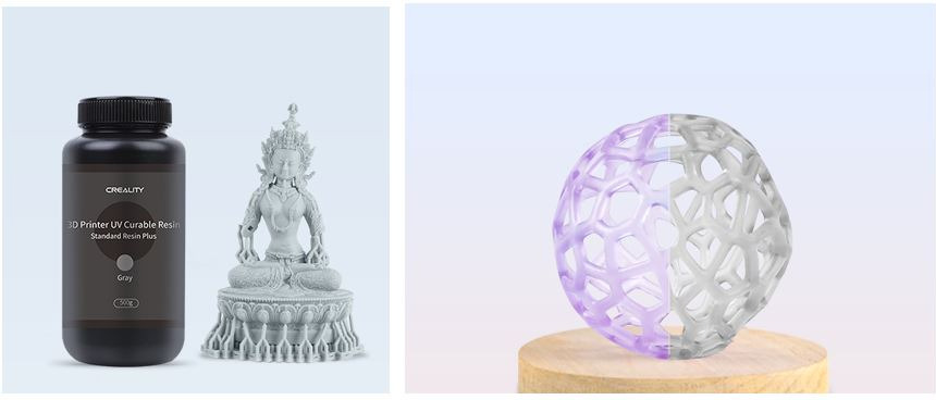 Creality LCD Standard -hartsi 3D -tulostimeen, 1kg, musta ...