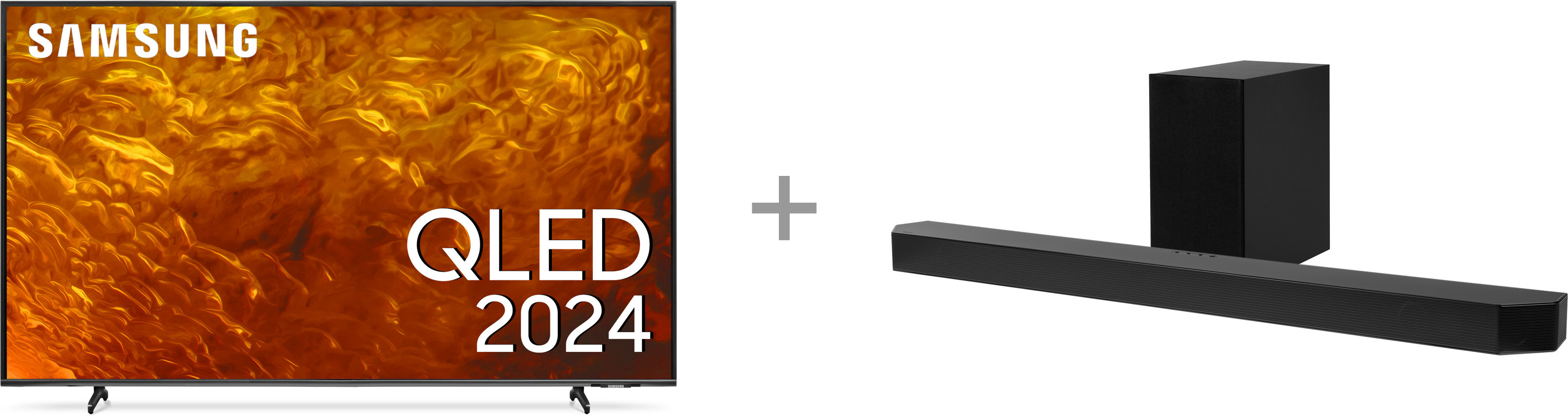 Samsung 55" QE1D – 4K QLED TV + HW-Q700D 3.1.2 Dolby Atmos Soundbar ...