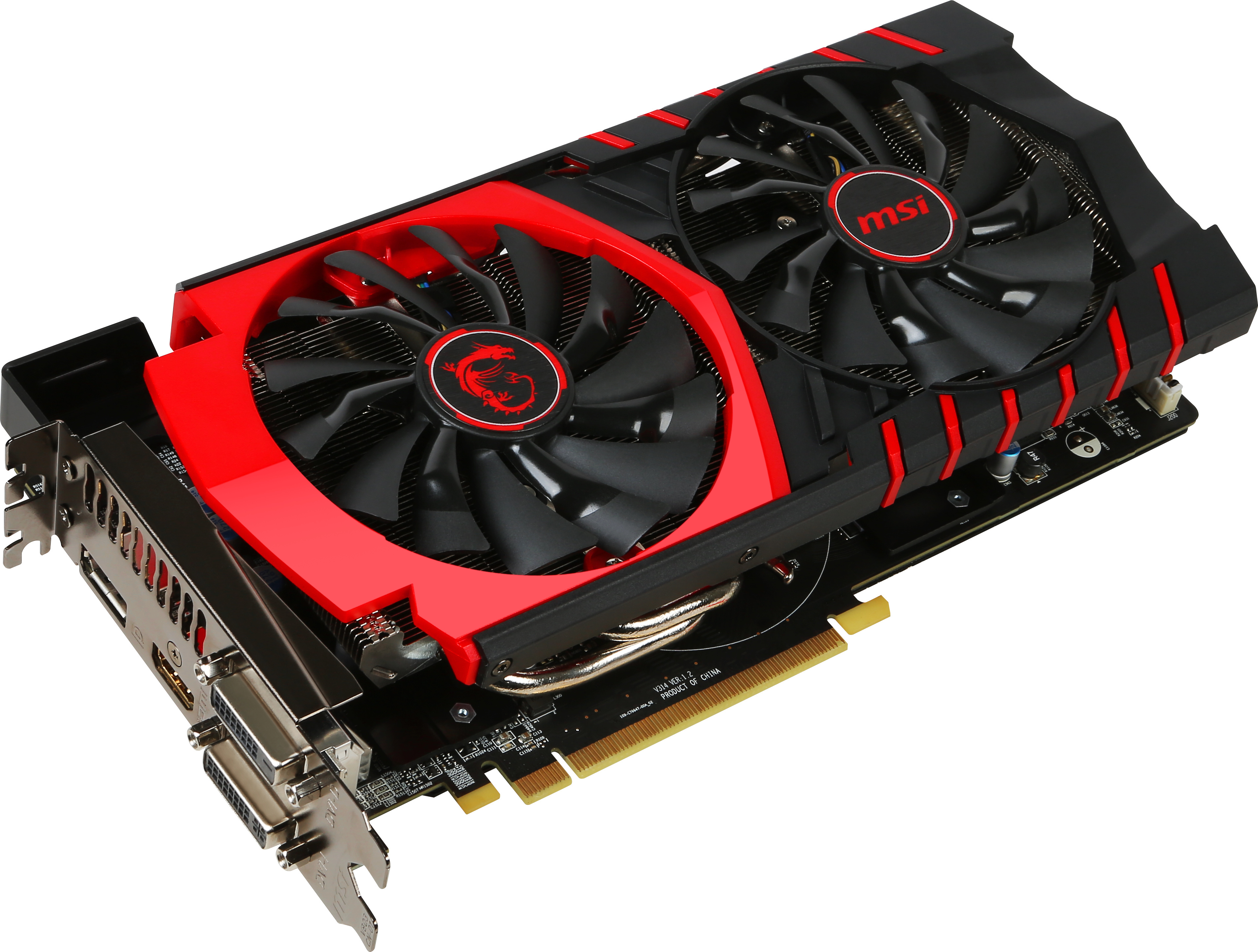 Tuotteen MSI RADEON R9 380 GAMING 4G n yt nohjain PCI e v yl n