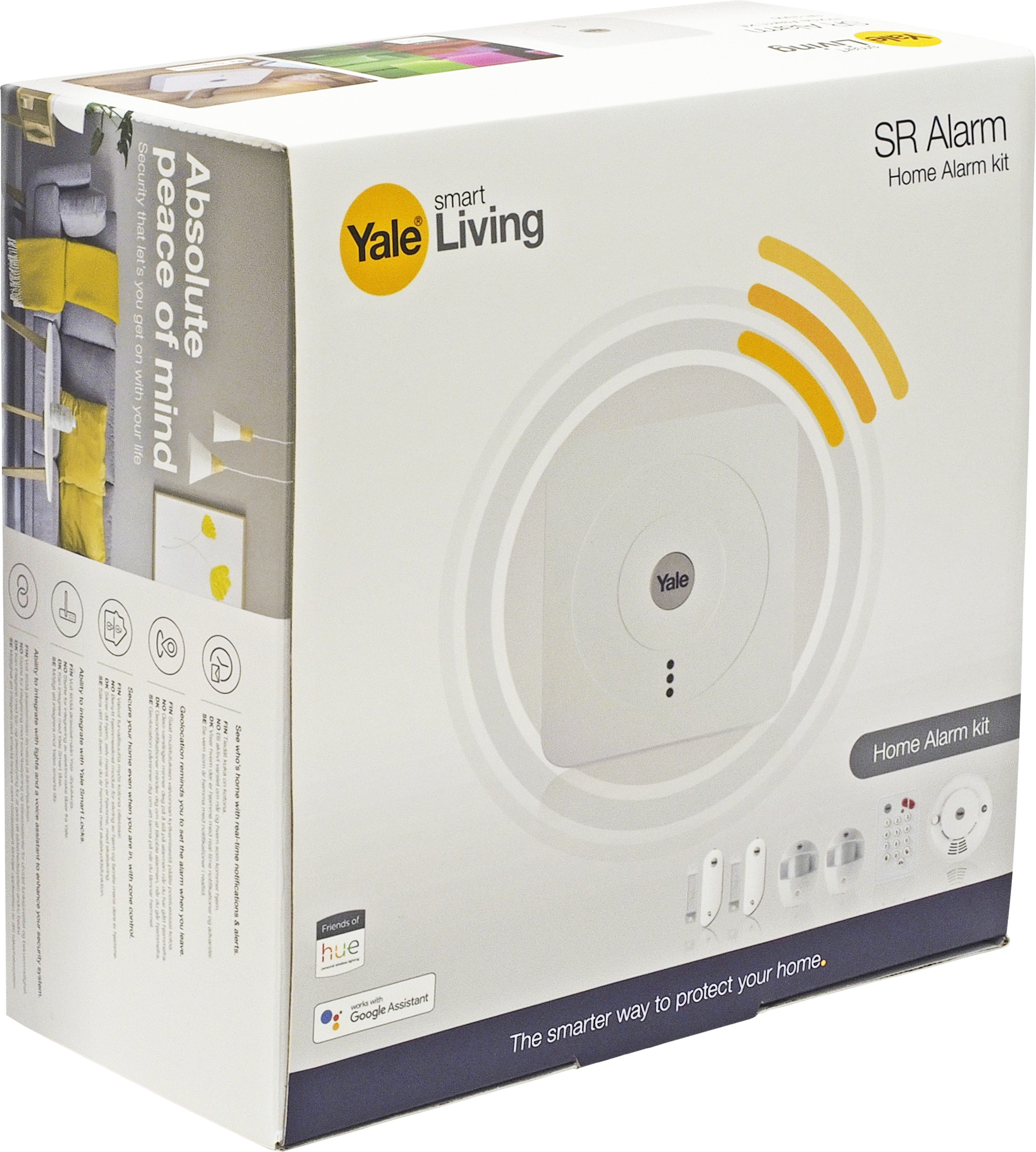 Yale Doorman YL102 -älylukko, harmaa, lukkomoduuli ja Smart Home SR ...