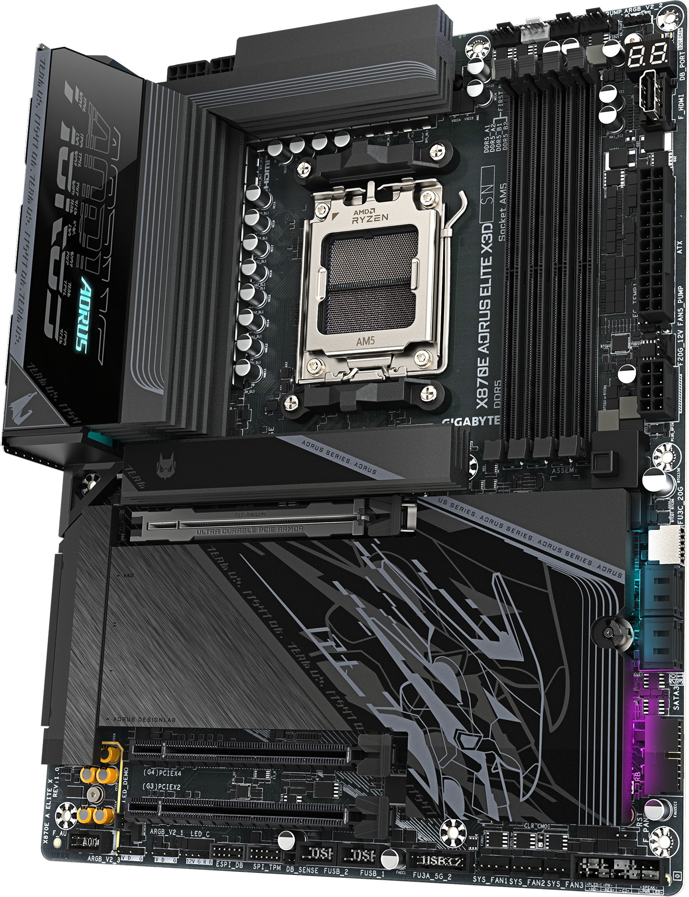 Gigabyte X870E AORUS ELITE X3D ATX-emolevy – Verkkokauppa.com