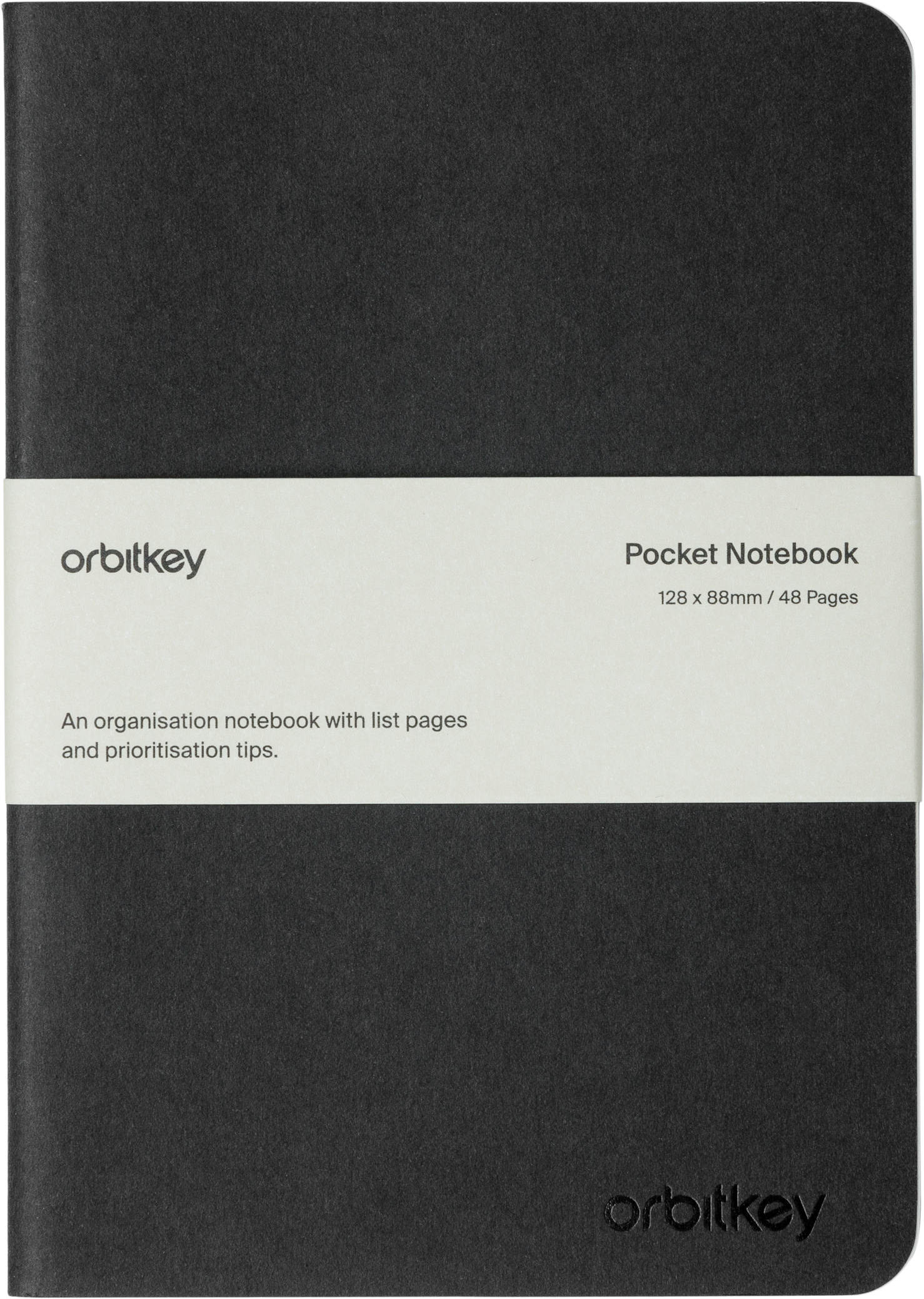Orbitkey Organisation Notebook -muistivihko, musta – Verkkokauppa.com