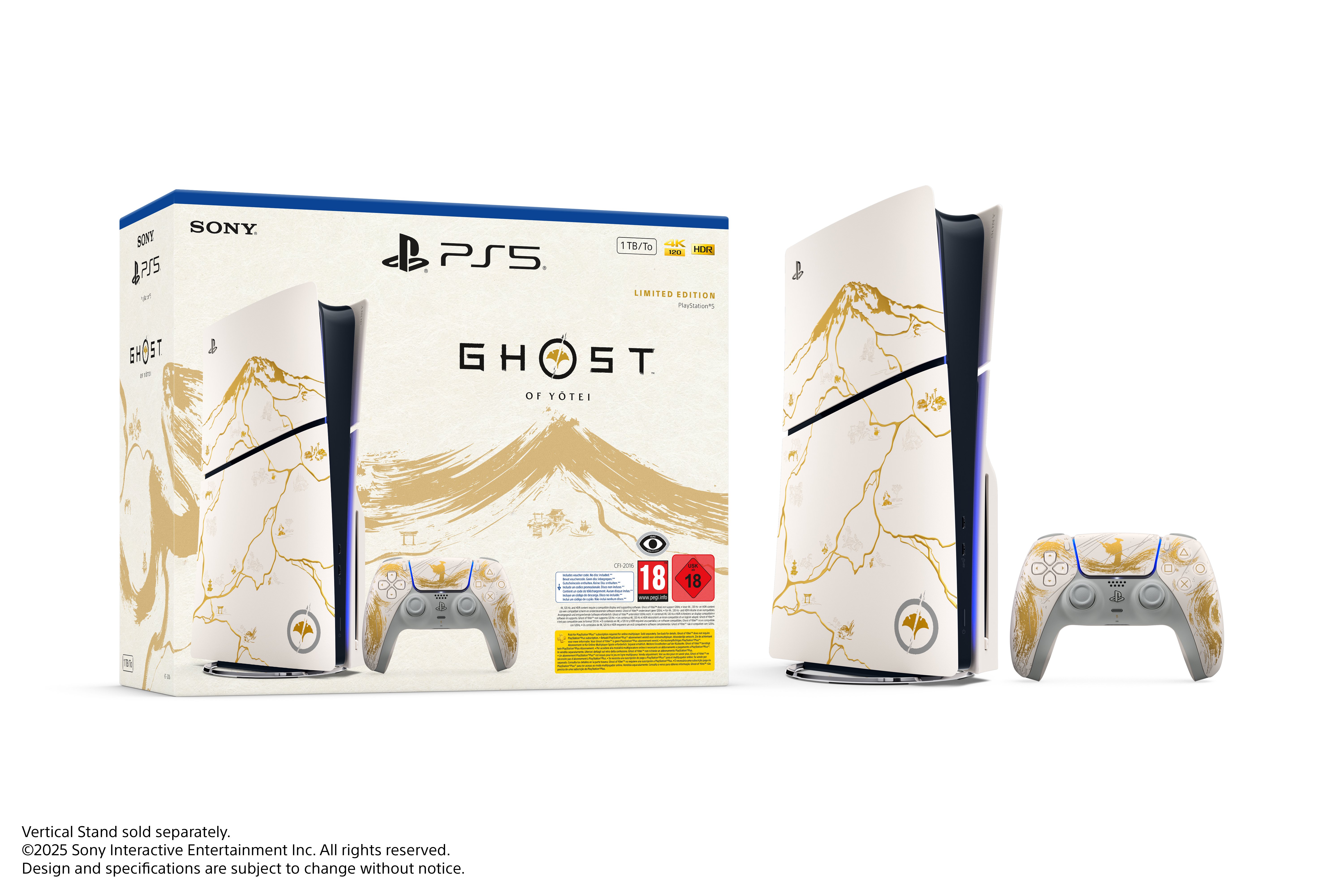 PlayStation 5 Slim (PS5) Ghost of Yotei pelikonsoli – Verkkokauppa.com