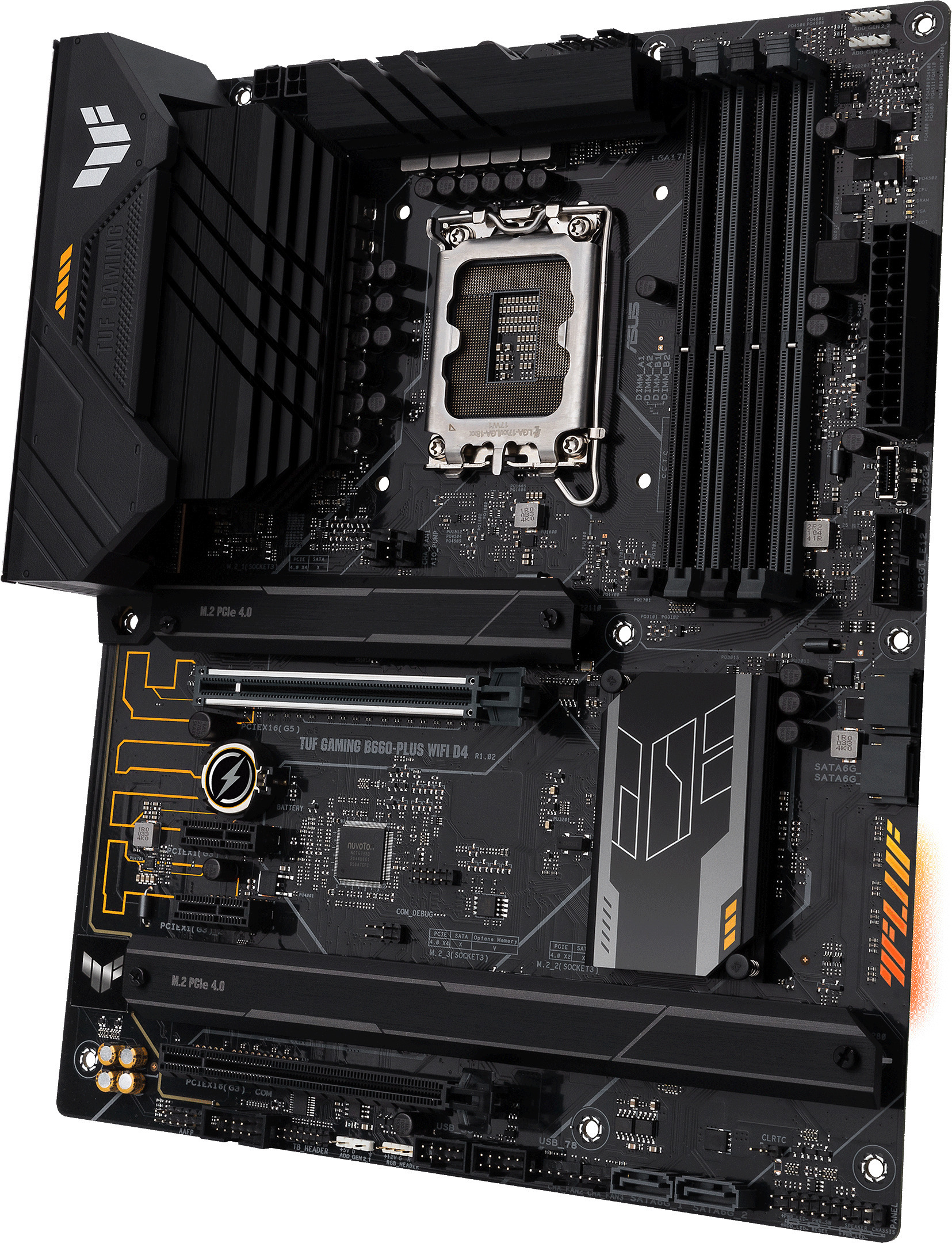 Asus TUF GAMING B660-PLUS WIFI D4 LGA 1700 ATX-emolevy – Verkkokauppa.com