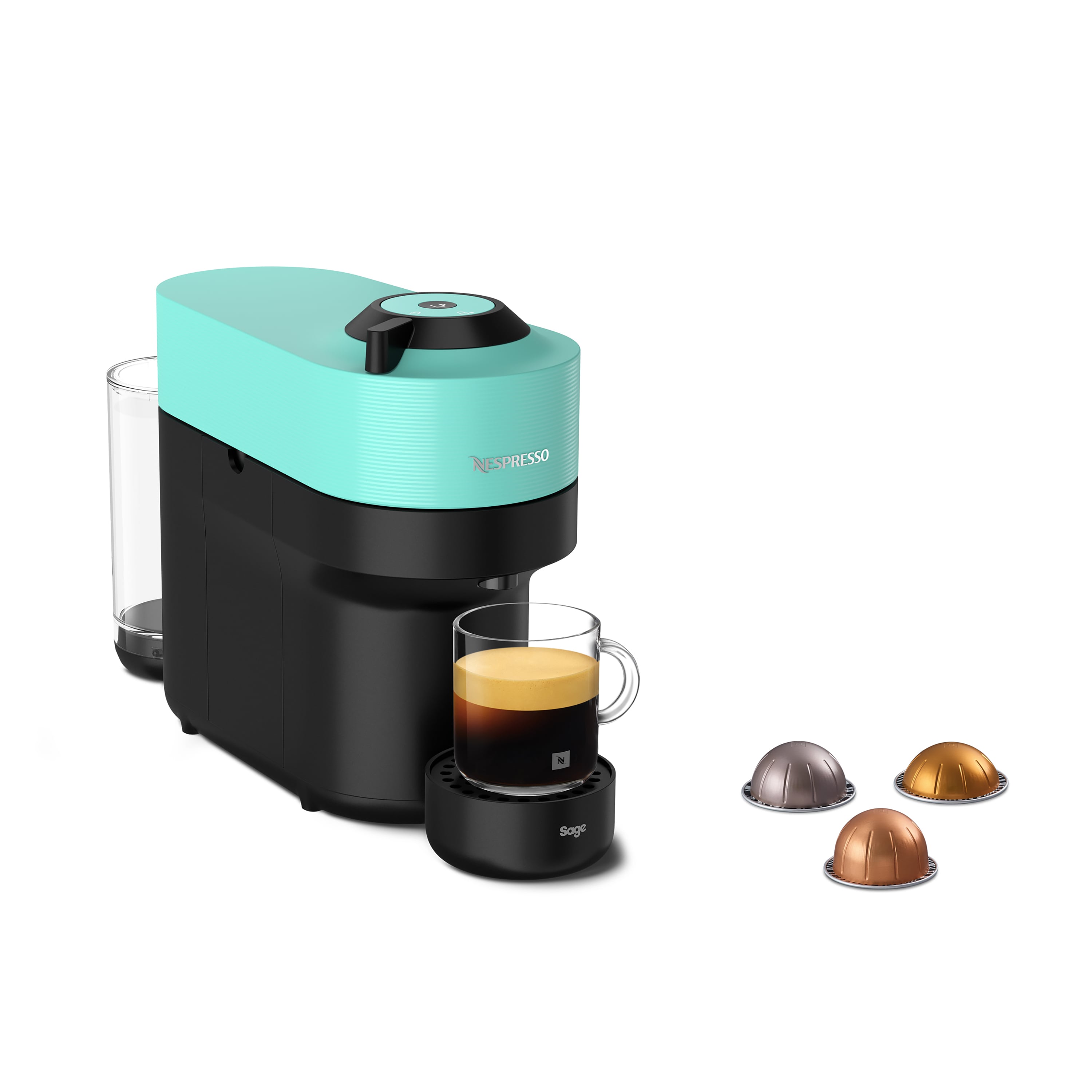 Nespresso Vertuo Pop by Sage capsule machine, mint – Verkkokauppa.com