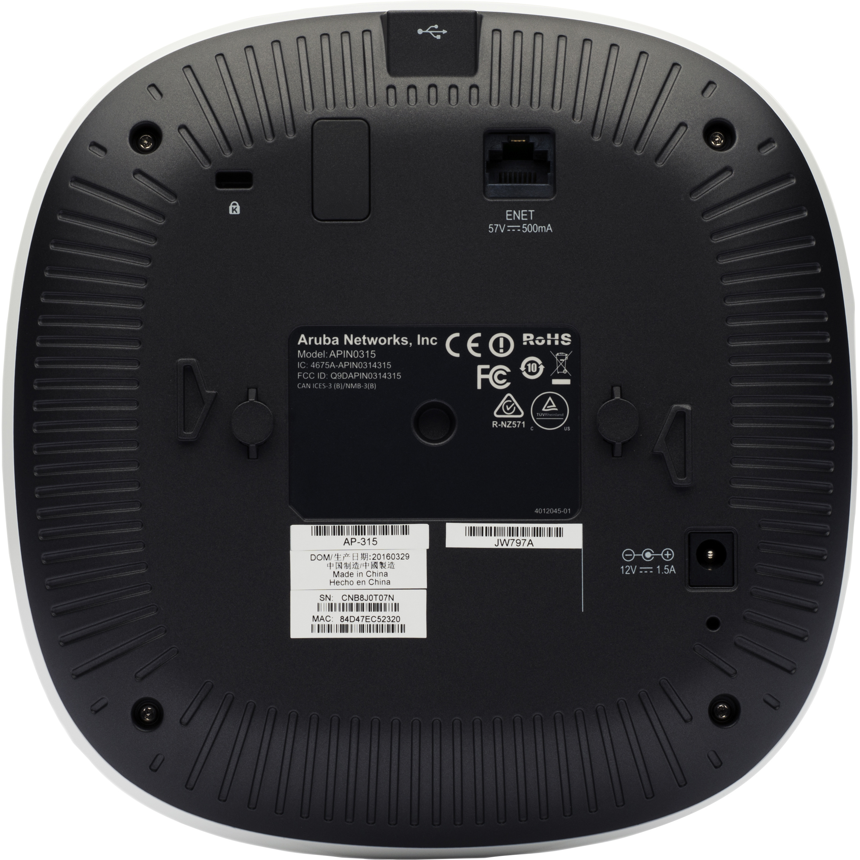 HPE Aruba 315 802.11ac - 2x2:2/4x4:4 MU-MIMO Dual Radio -tukiasema ...