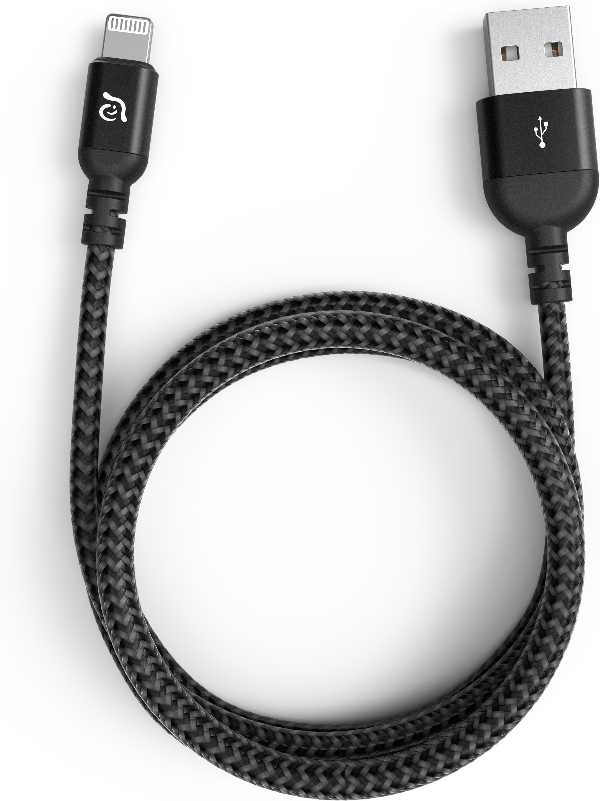 Adam Elements PeAK III 300B USB-A – Lightning -kaapeli, 300cm, musta – Verkkokauppa.com