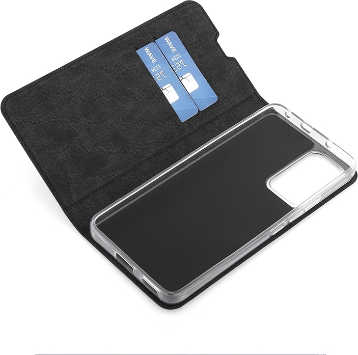 Wave BookCase -suojakotelo, Xiaomi 12 Lite, musta – Verkkokauppa.com