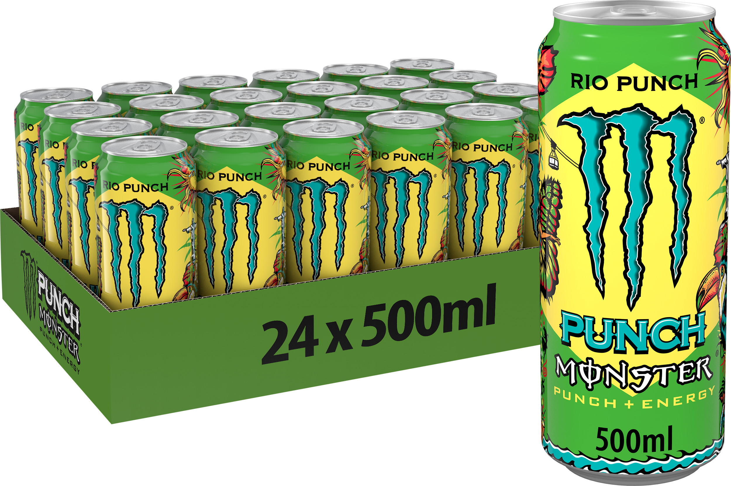 Monster Energy Juiced Rio Punch energiajuoma, 500 ml, 24-pack ...