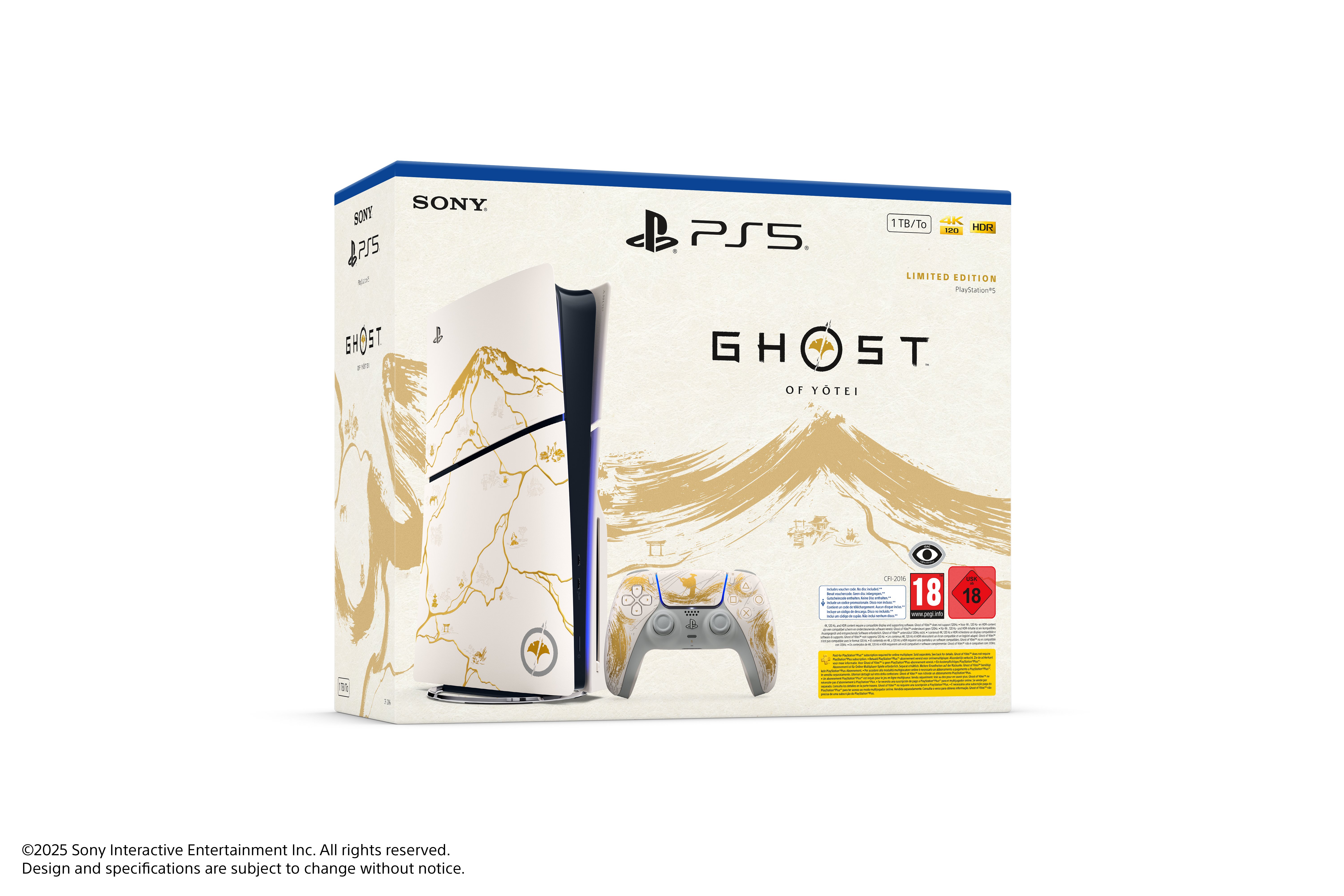 PlayStation 5 Slim (PS5) Ghost of Yotei pelikonsoli – Verkkokauppa.com
