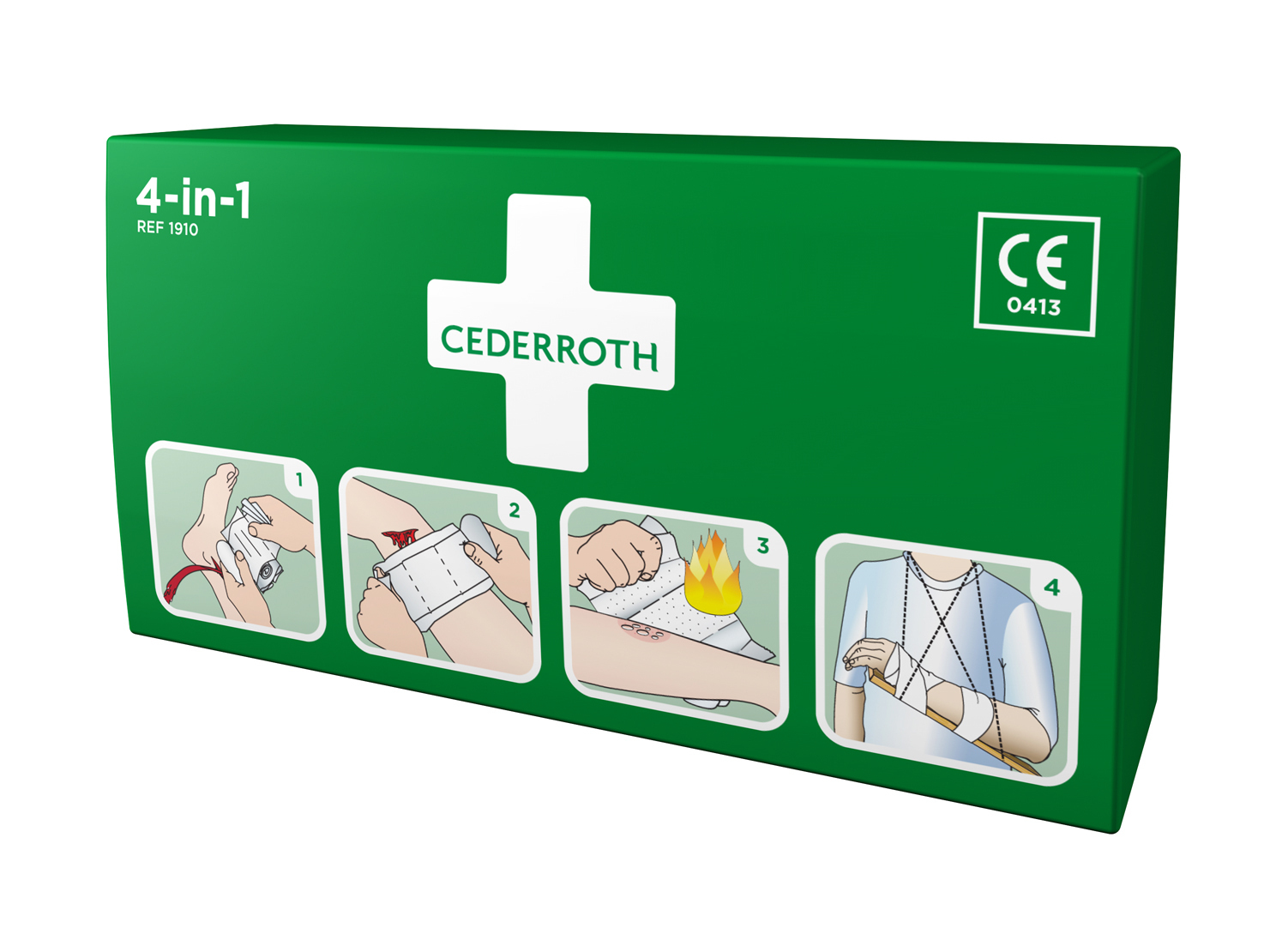 Cederroth 4-in-1 iso ensiapuside – Verkkokauppa.com