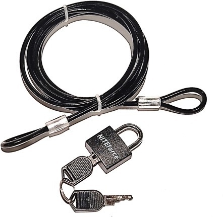 NITEforce Trail Camera Locking Cable -riistakameralukko, 145 cm ...