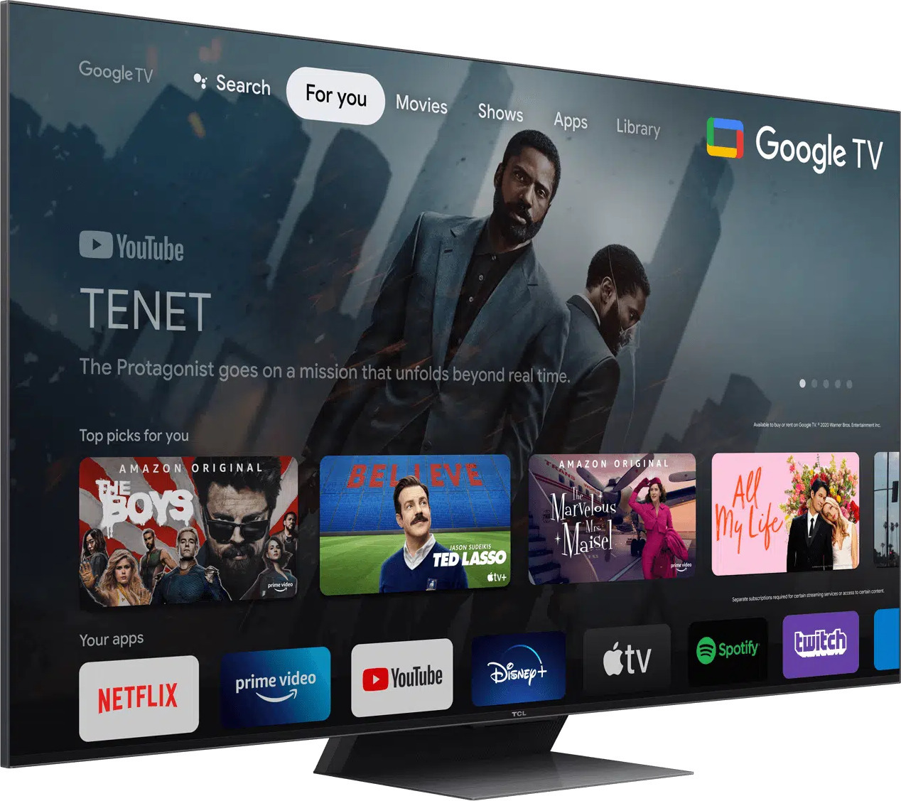 TCL C845 55" 4K QLED Mini-LED Google TV – Verkkokauppa.com