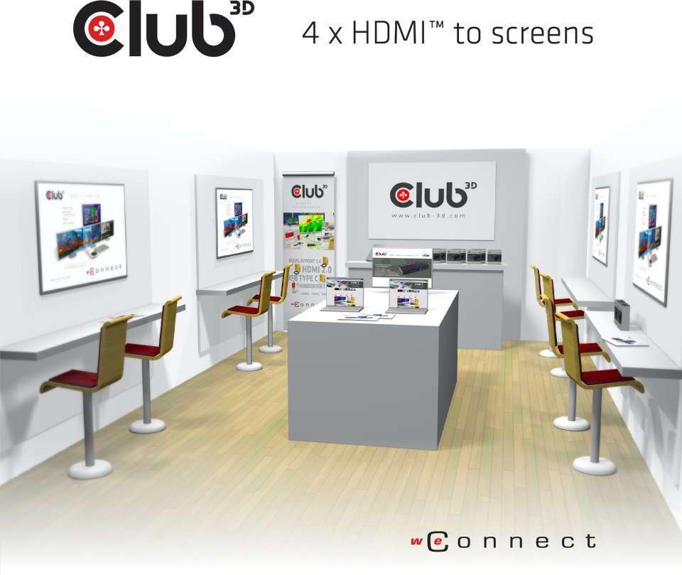 Club 3D HDMI 2.0 UHD Splitter -jakaja – Verkkokauppa.com