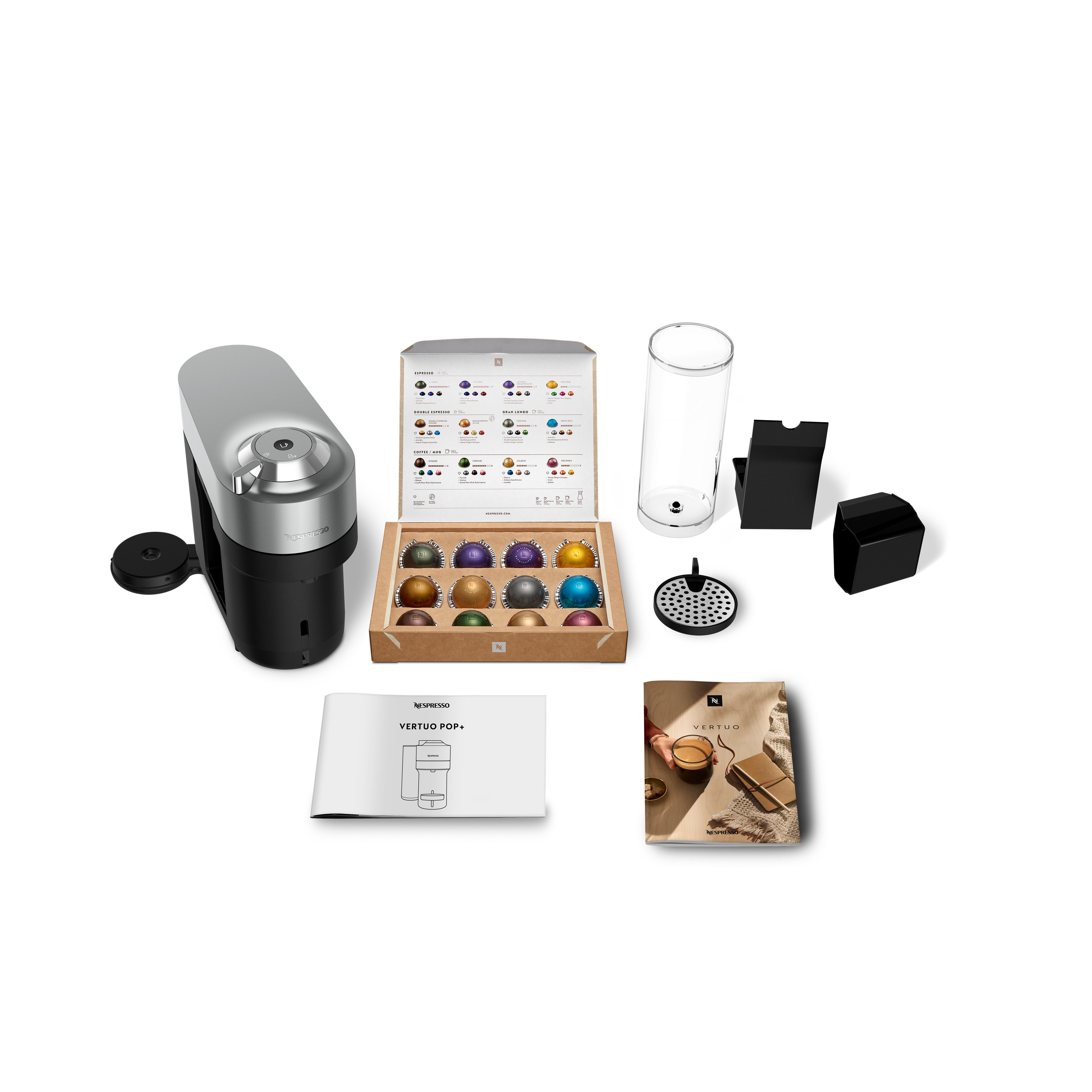 Nespresso Vertuo Pop Plus Deluxe by Sage kapselikone, titan ...