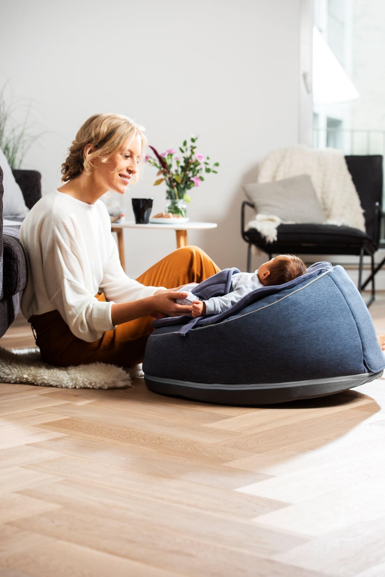 Doomoo Seat´n Swing -vauvan keinuva istuin, blue – Verkkokauppa.com