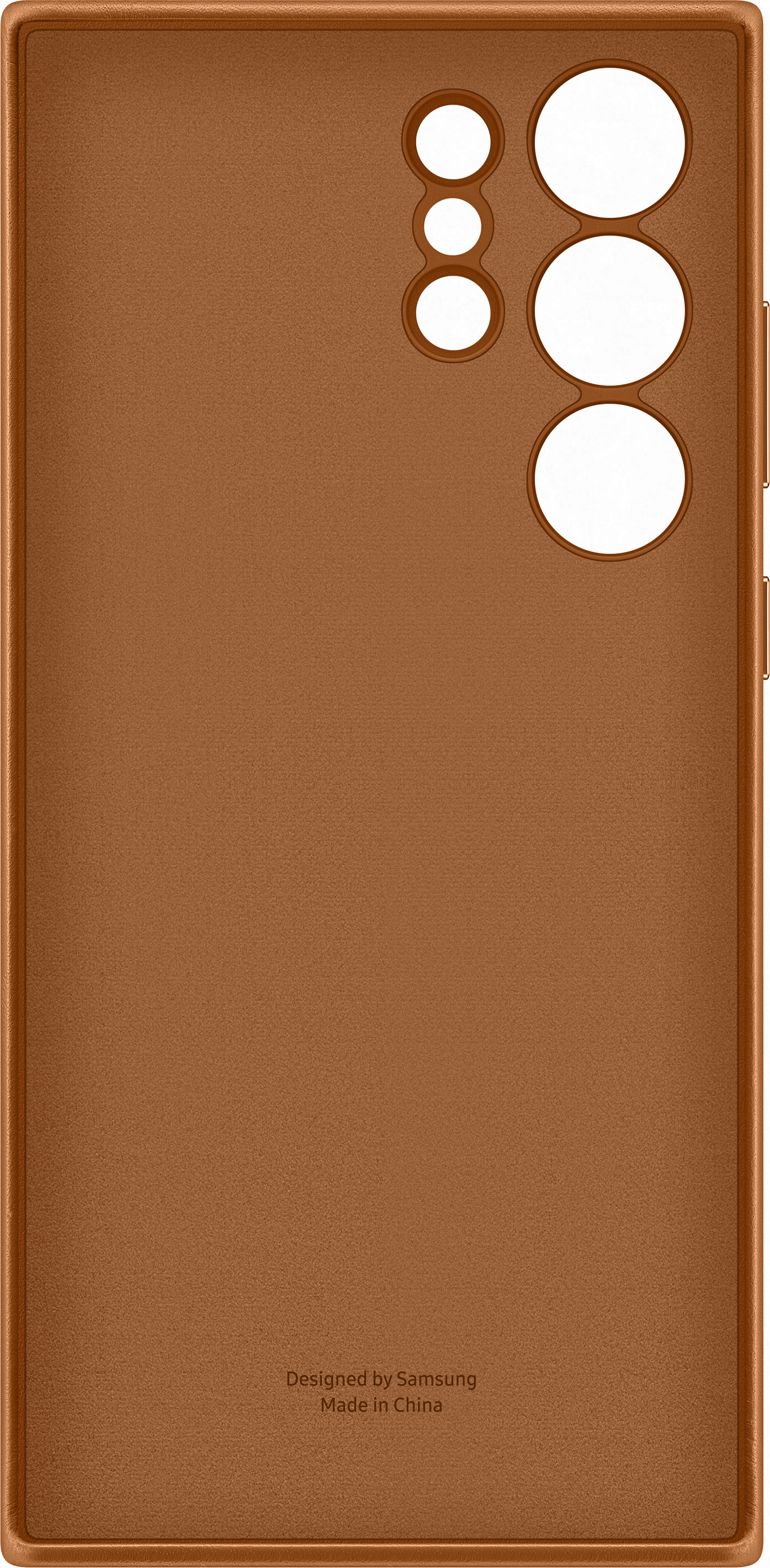 Samsung Galaxy S23 Ultra Leather Cover -suojakuori, ruskea ...