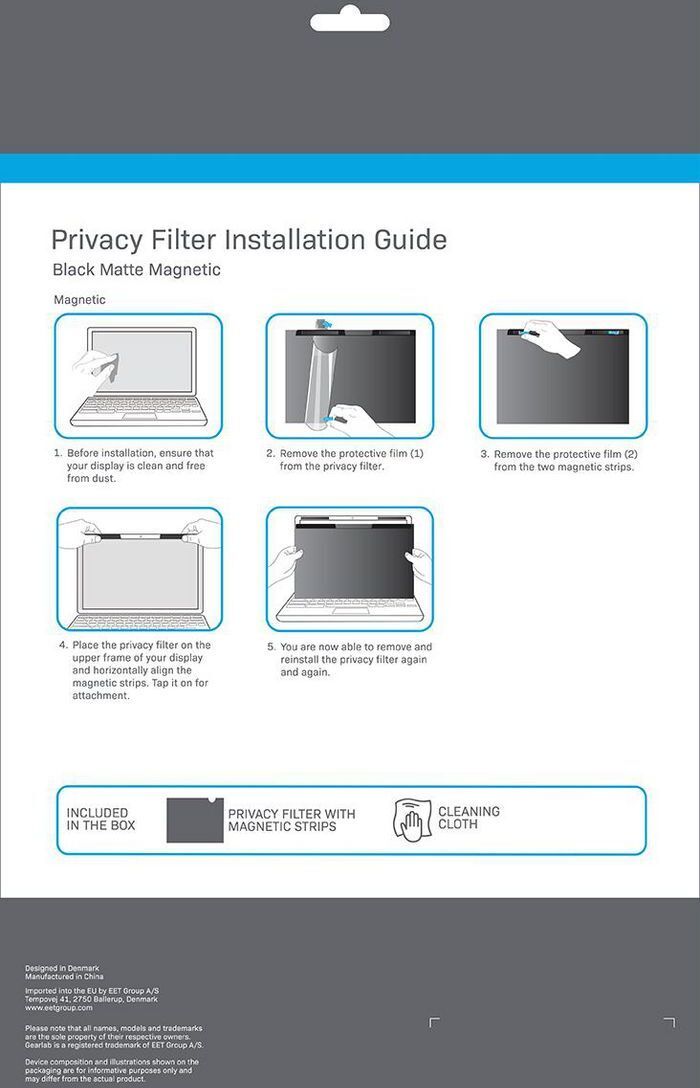 Gearlab Magnetic Privacy Filter 15.4" -tietoturvasuoja – Verkkokauppa.com