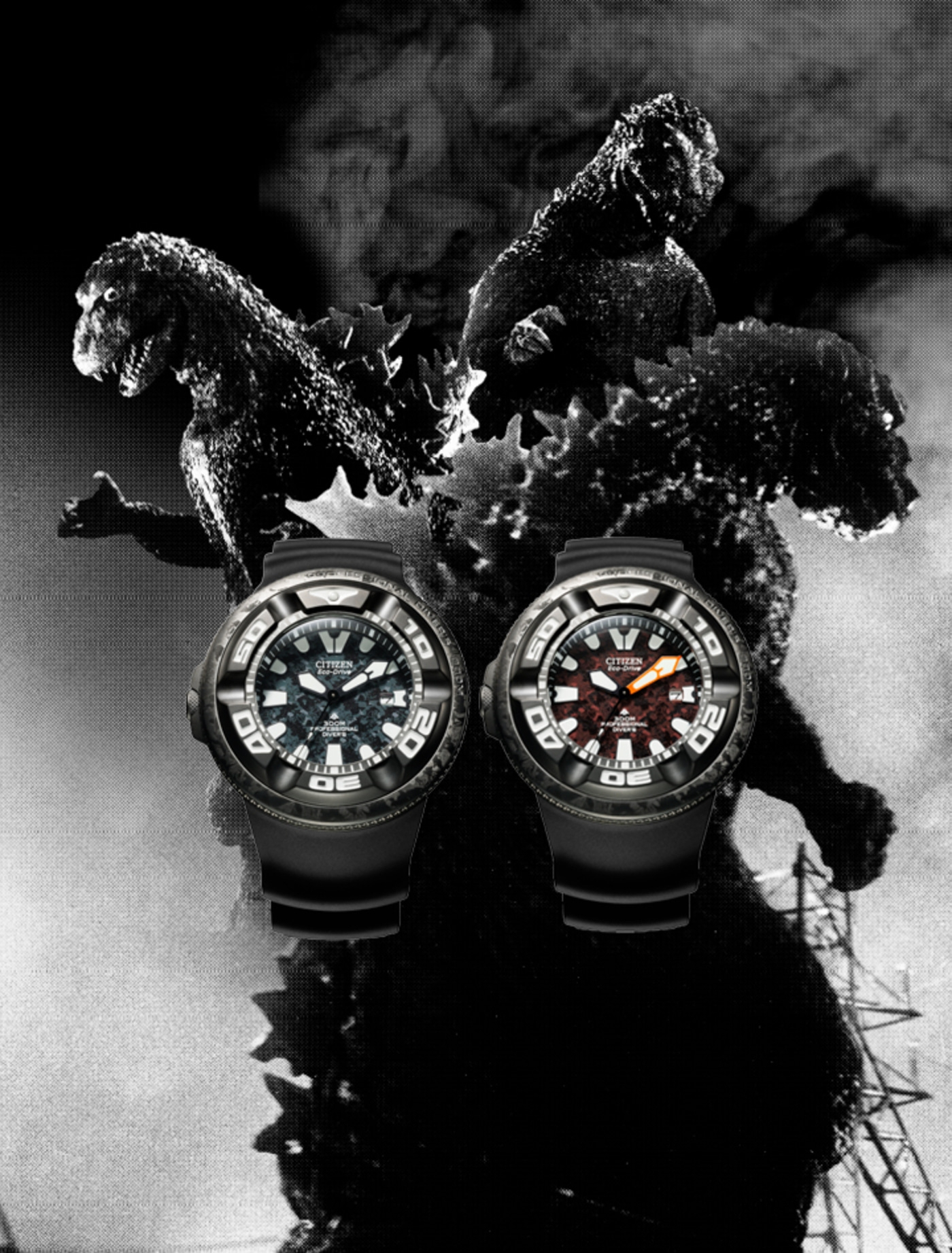 Citizen Promaster Marine Godzilla BJ8056-01E -rannekello, 48,2 mm ...