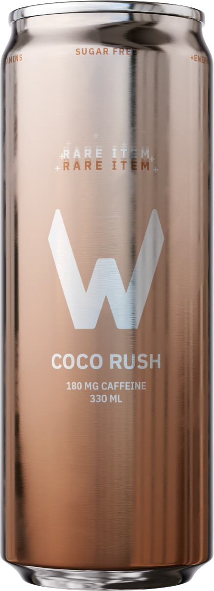 W Energy Coco-Rush energiajuoma, 330 ml, 24-pack – Verkkokauppa.com
