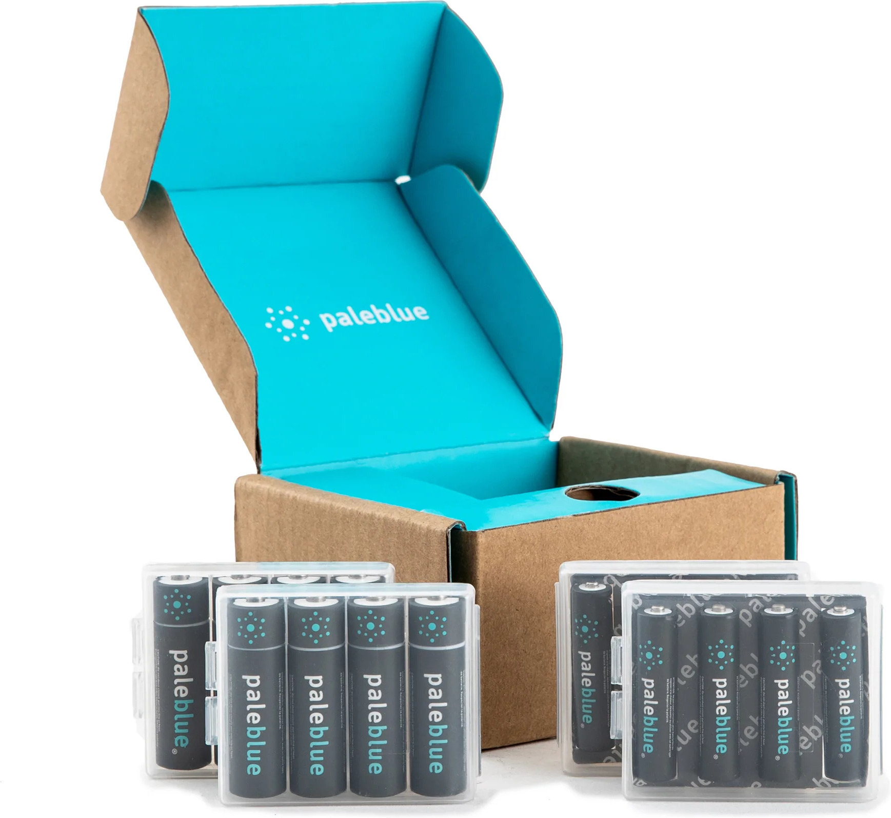 Pale Blue Li-Ion Sustainability Kit 8 x AA & 8 x AAA -akkuparistosetti ...