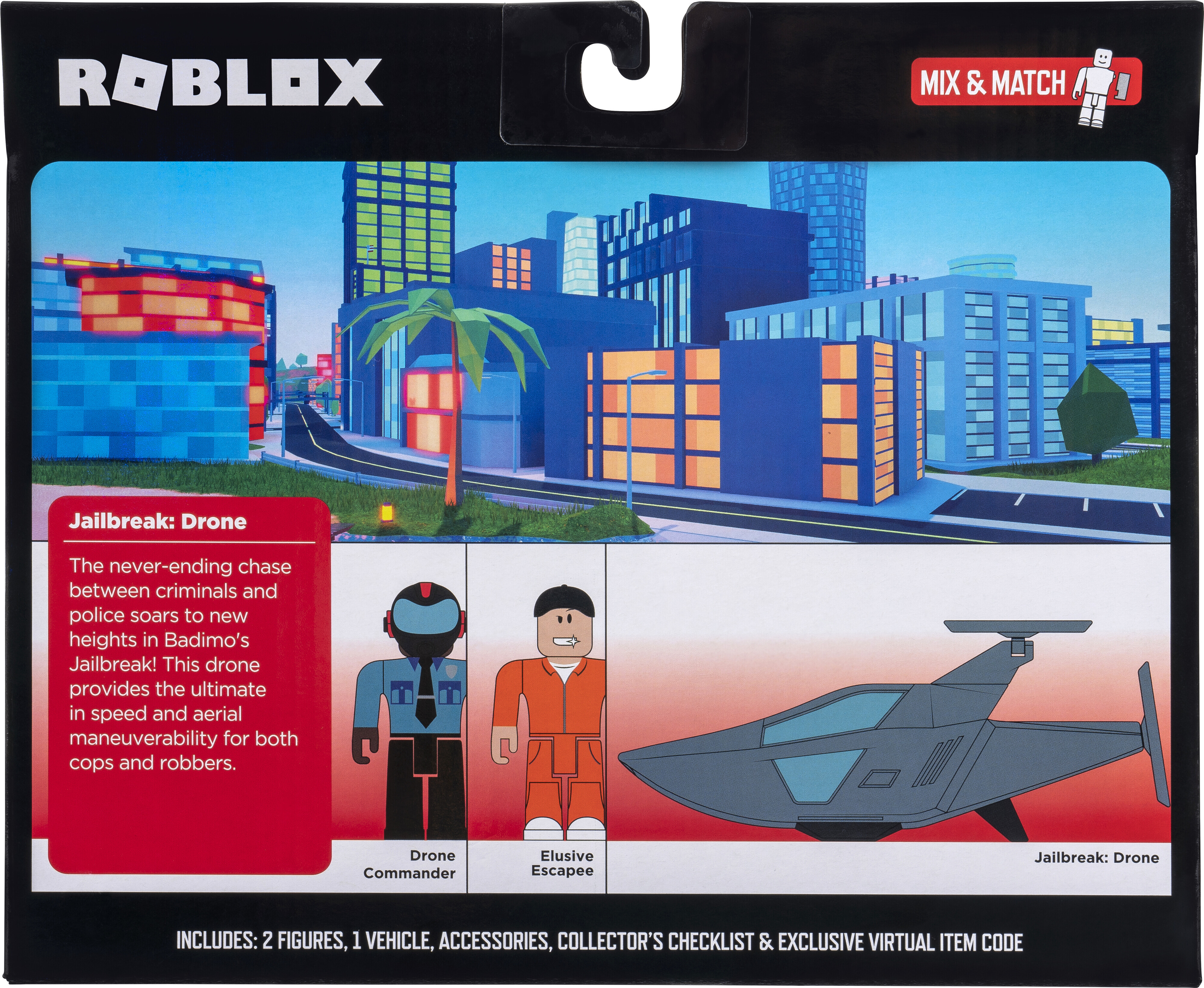 Roblox Feature Vehicle Jailbreak Drone -hahmopakkaus – Verkkokauppa.com