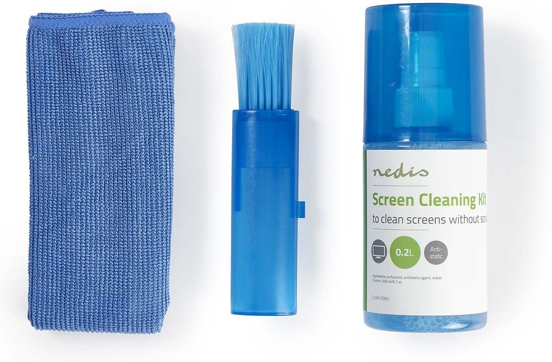 Nedis Screen Cleaning Kit -näytönpuhdistussetti, 200 ml – Verkkokauppa.com