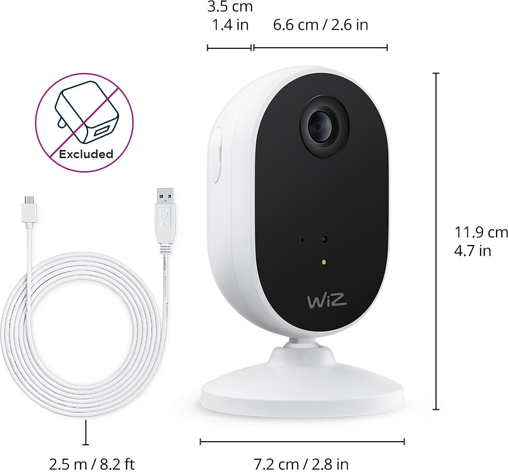 WiZ Indoor Camera -valvontakamera sisäkäyttöön – Verkkokauppa.com