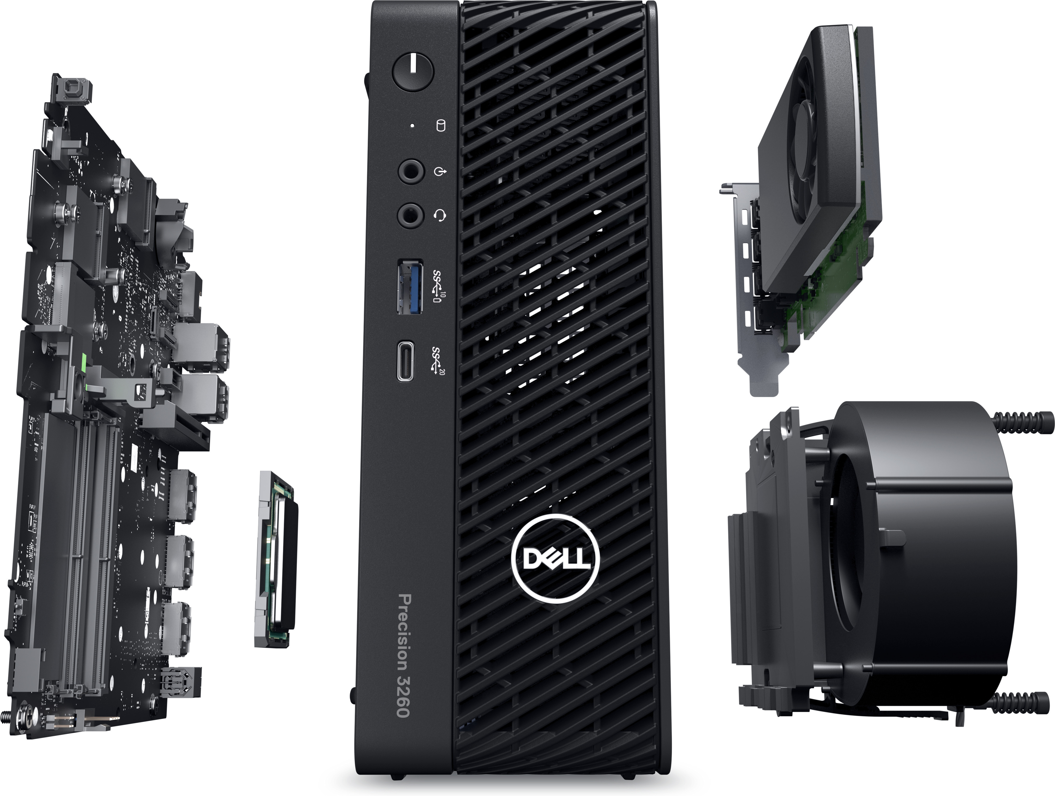 Dell Precision 3260 Compact -tehotyöasema, Win 11 Pro (C47RD ...