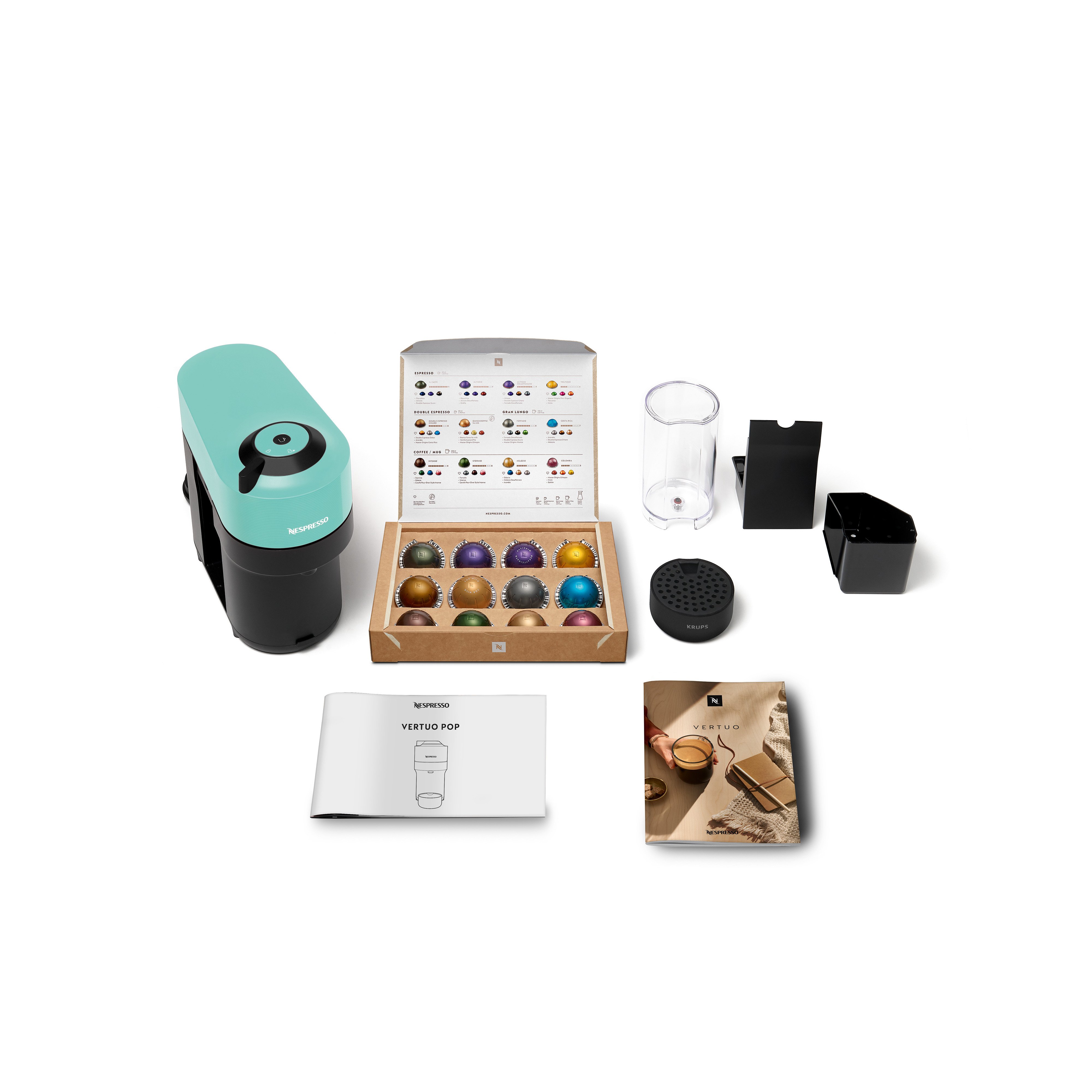 Nespresso Vertuo Pop by Sage capsule machine, mint – Verkkokauppa.com