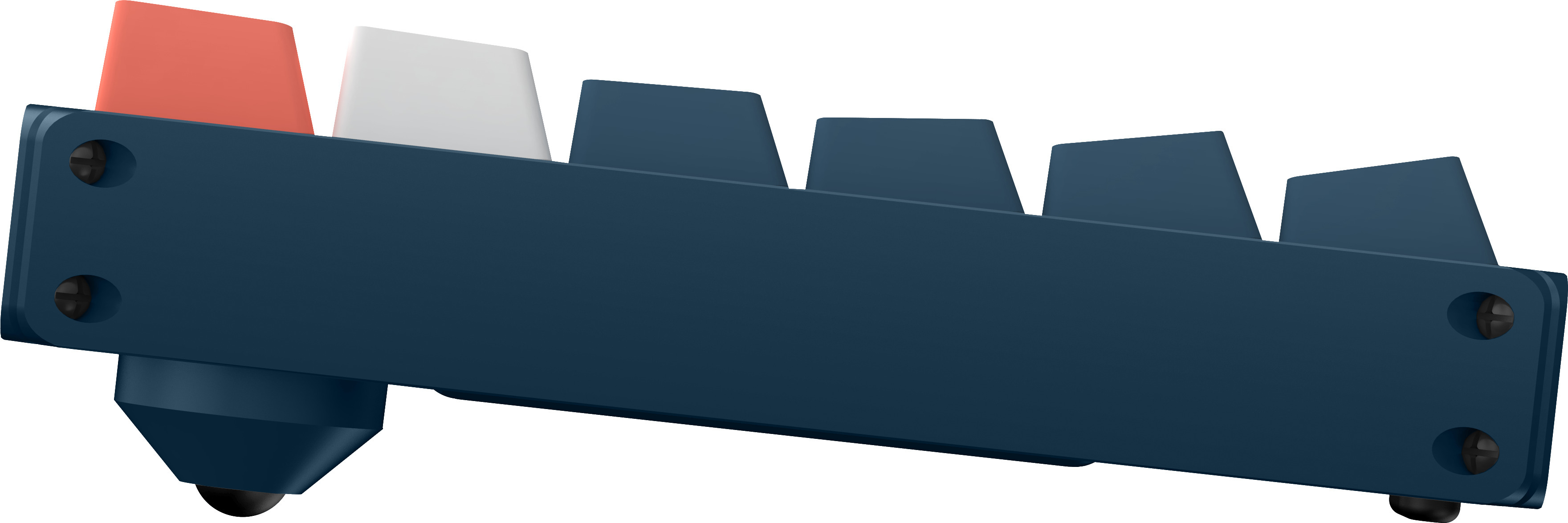 IQUNIX F97 Coral Sea RGB Cherry Red -näppäimistö, sininen/valkoinen ...