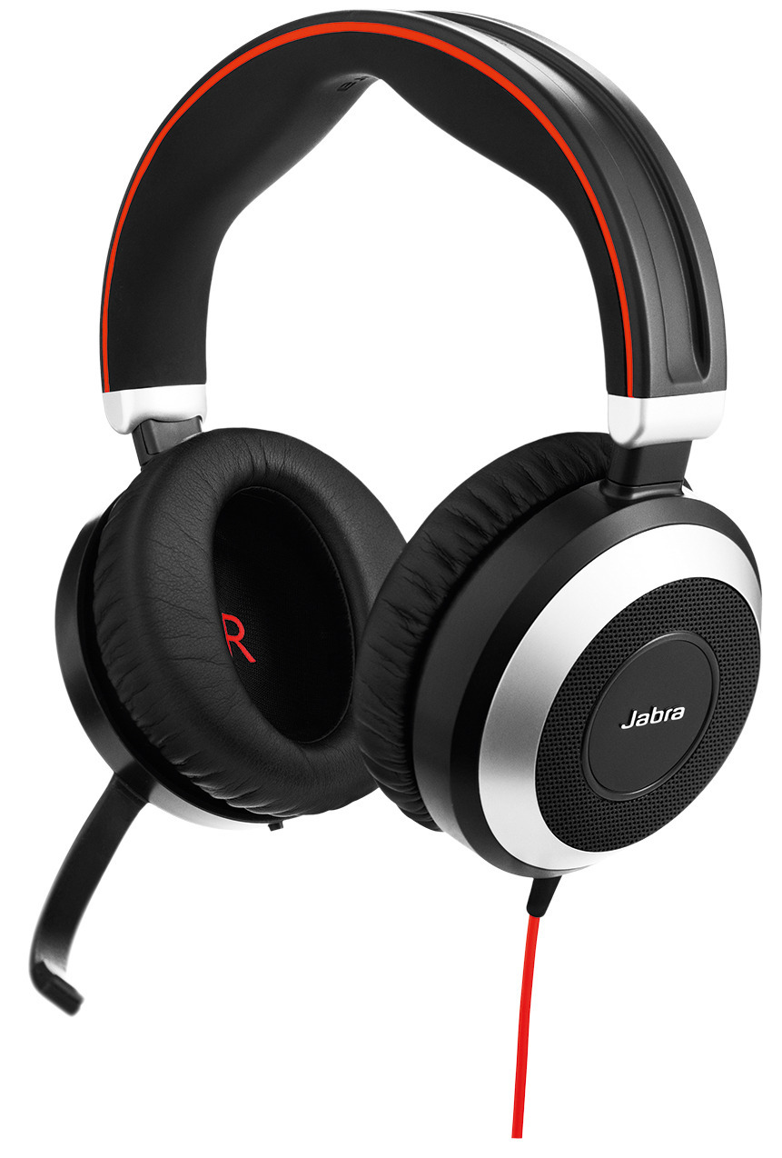 Jabra Evolve 80 MS langallinen Headset Vastamelutoiminnolla Jabra Evolve 80 MS langallinen Headset Vastamelutoiminnolla