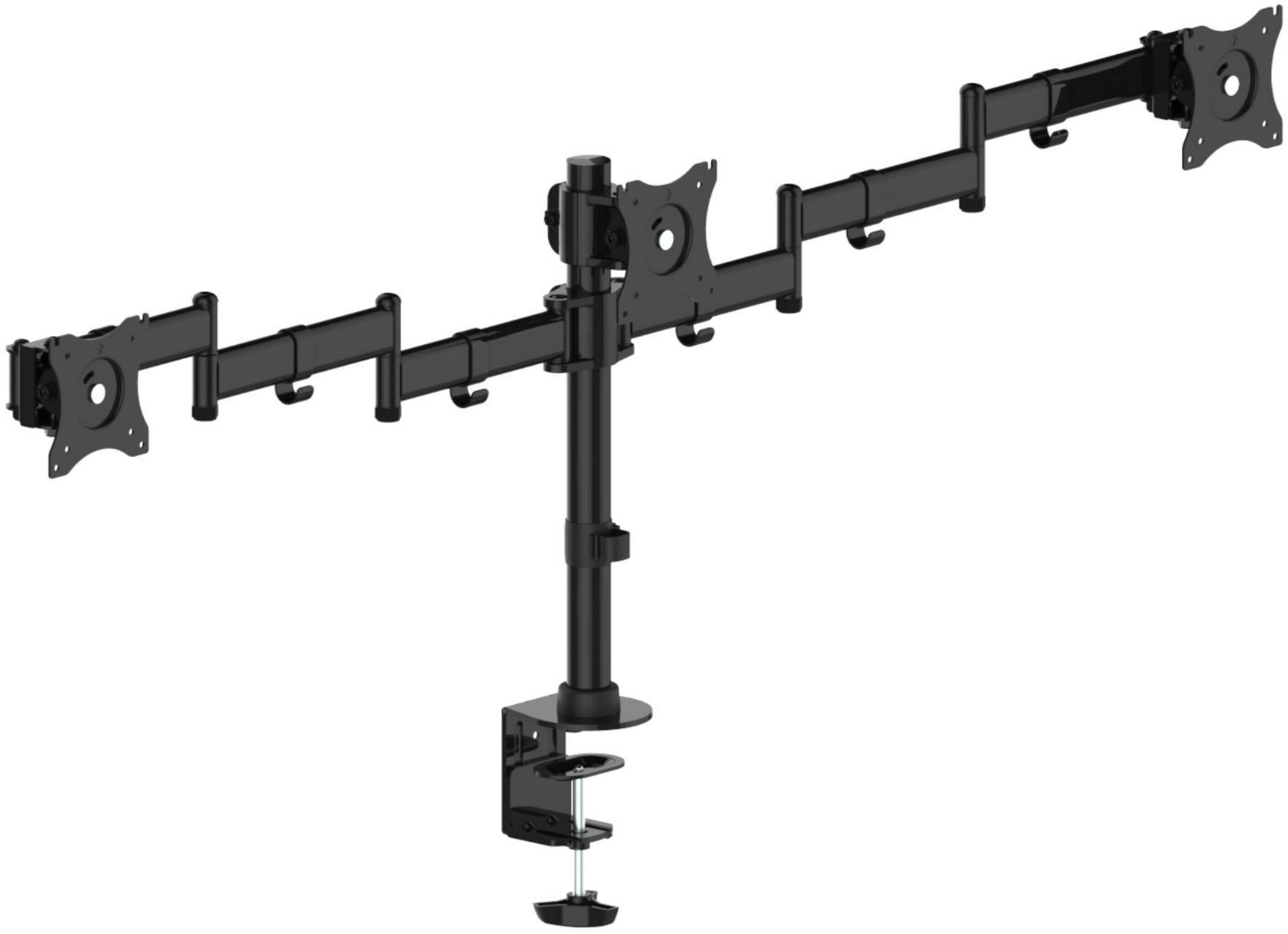 Multibrackets M Deskmount Basic Triple -monitoriteline, musta – Verkkokauppa.com